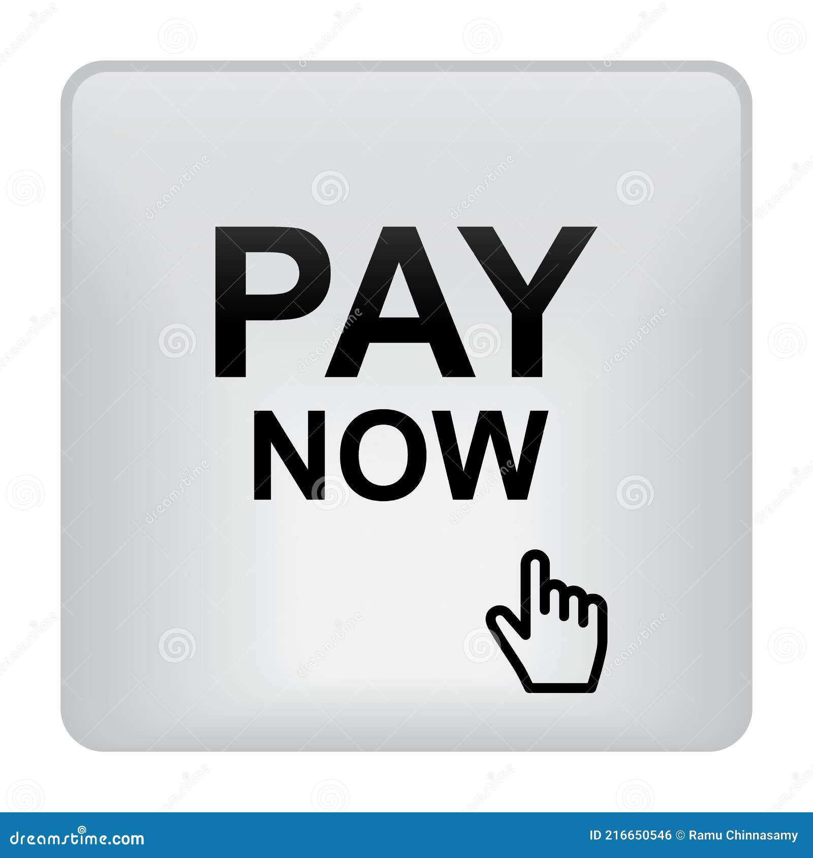 Pay now button icon stock illustration. Illustration of card - 216650546