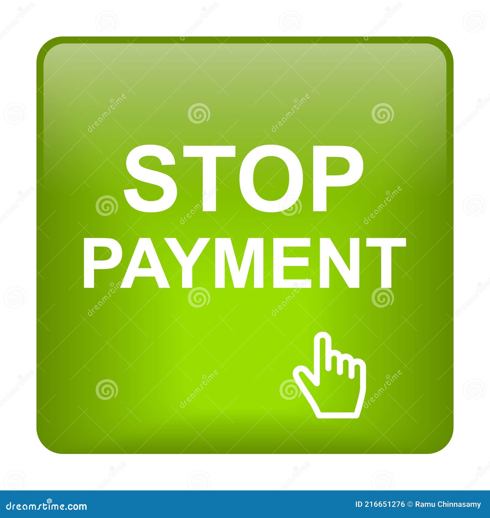 Stop payment button icon stock illustration. Illustration of ...
