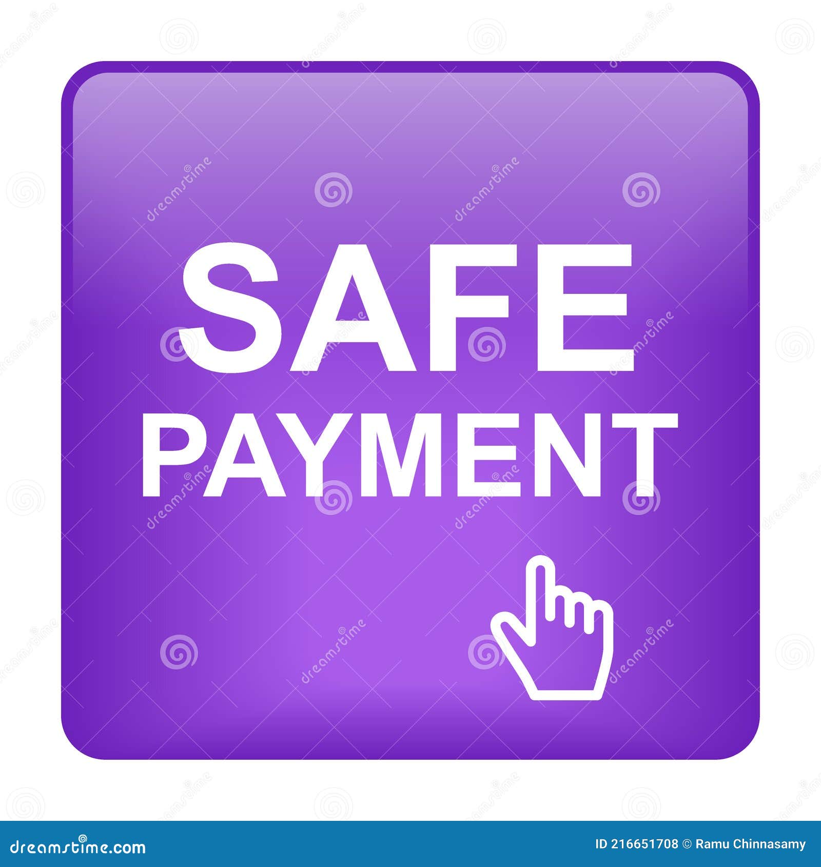 Safe payment button icon stock illustration. Illustration of accepted ...