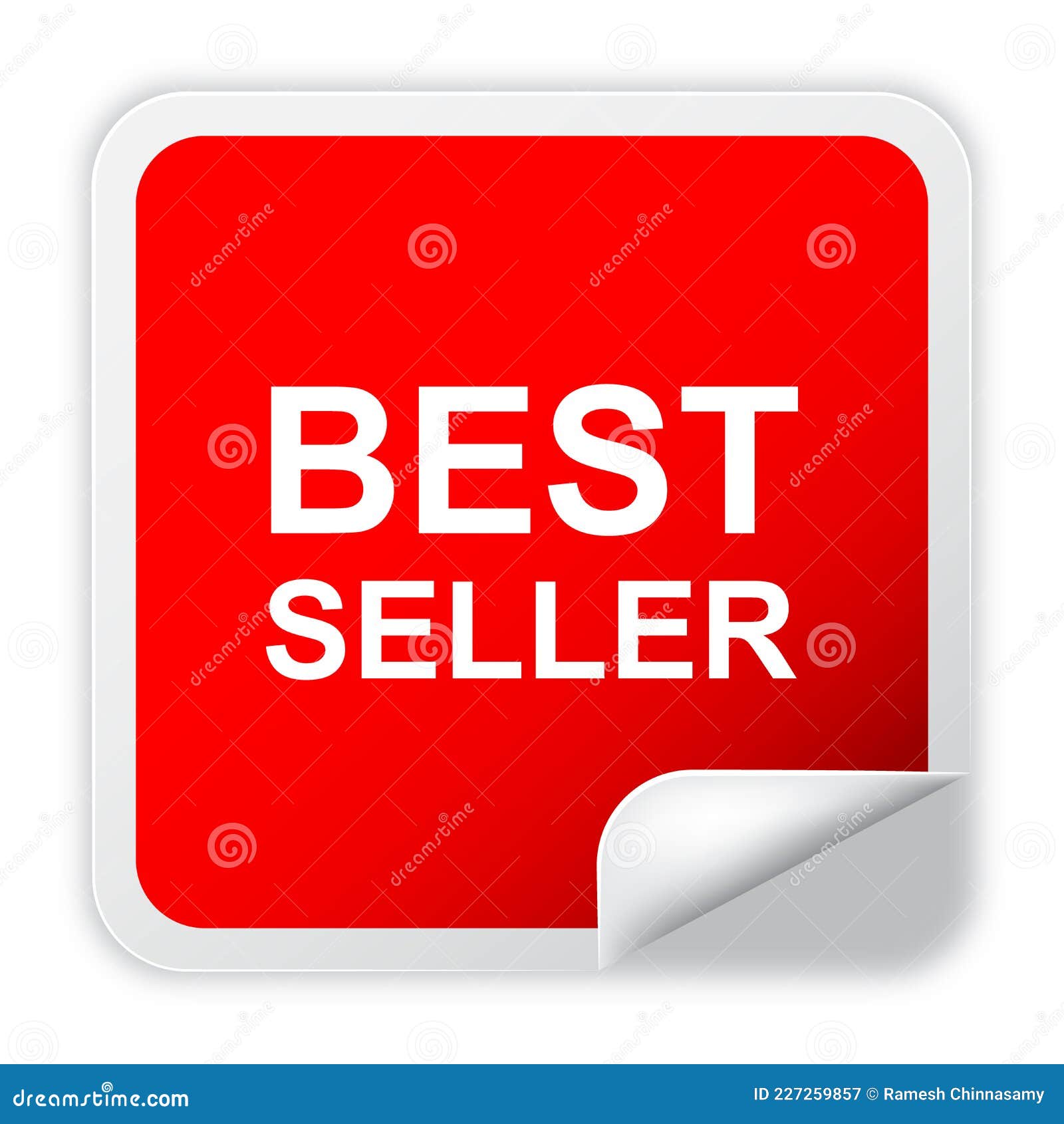 Best Seller Sticker Vector Illustration Stock Illustration ...