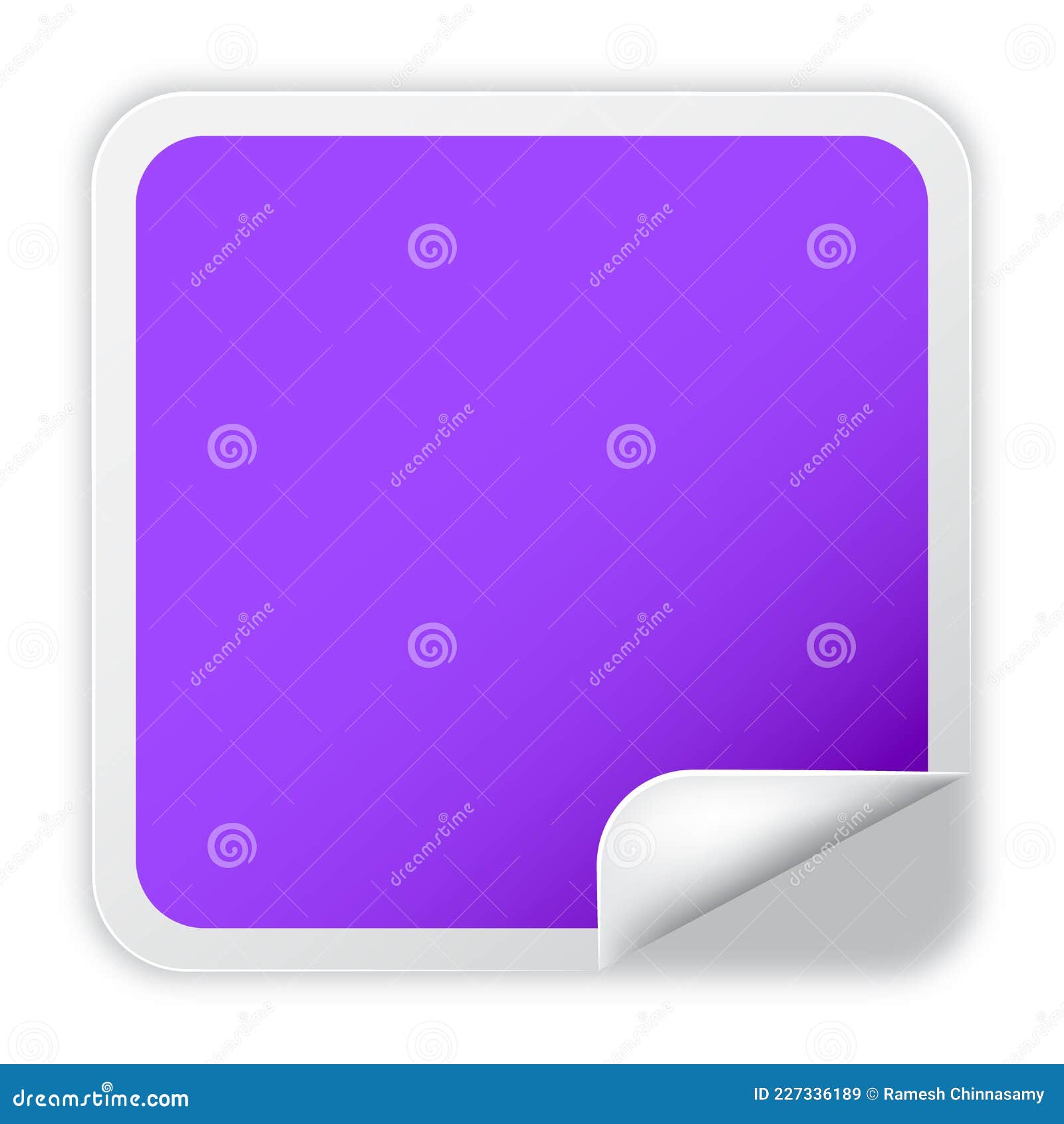 Sticker Plain Empty Vector Illustration Stock Illustration ...