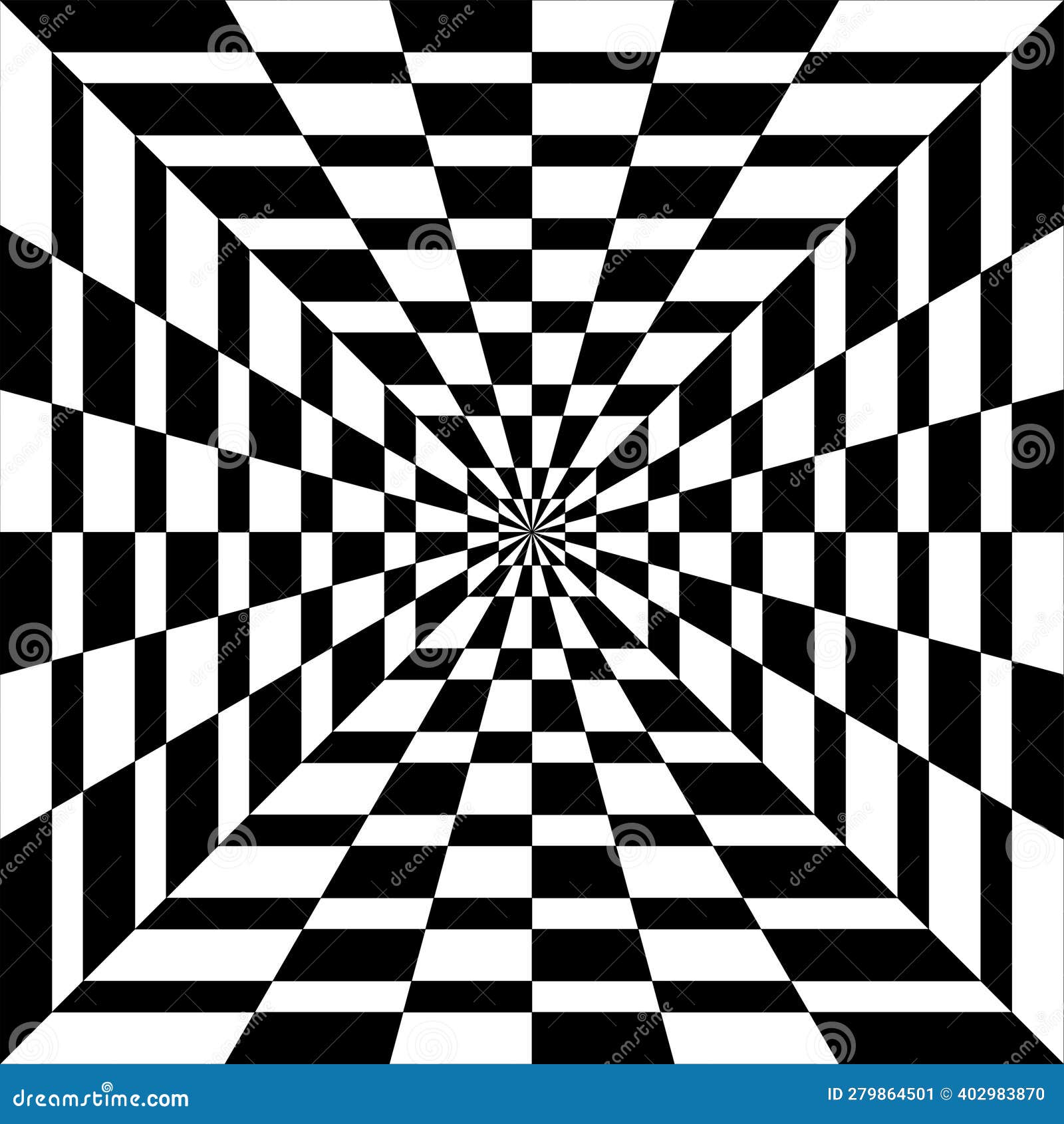 Square Abstract Background. Art of Hypnosis Stock Vector - Illustration ...