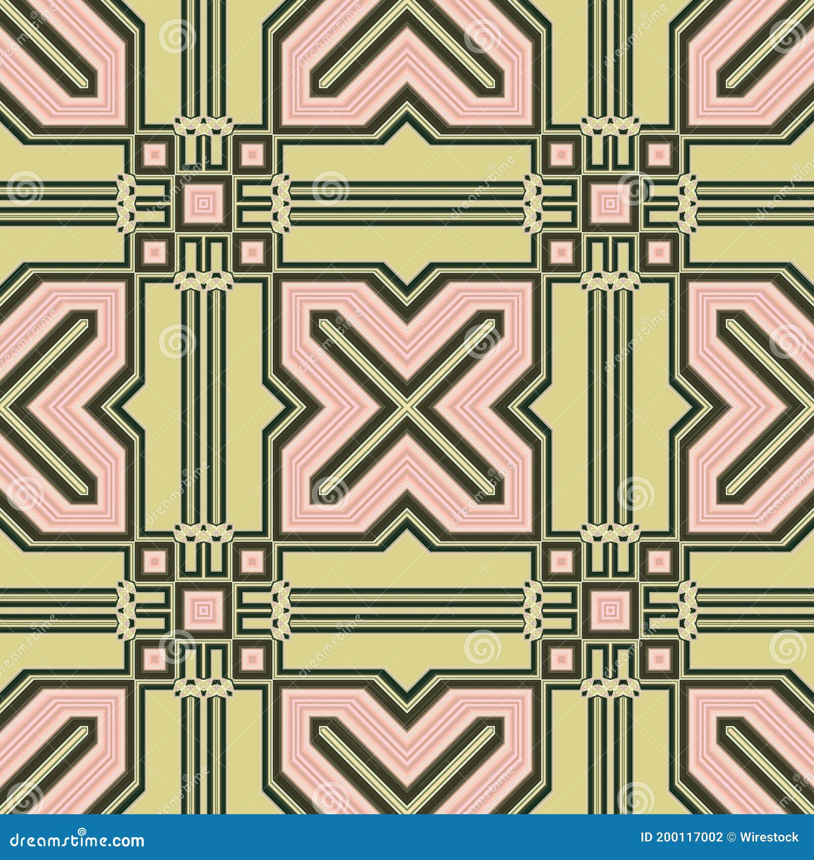 Abstract Background with Repetitive Elements or Seamless Pattern ...