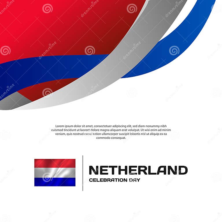 Square Abstract Banner Netherland Template Design Stock Vector ...