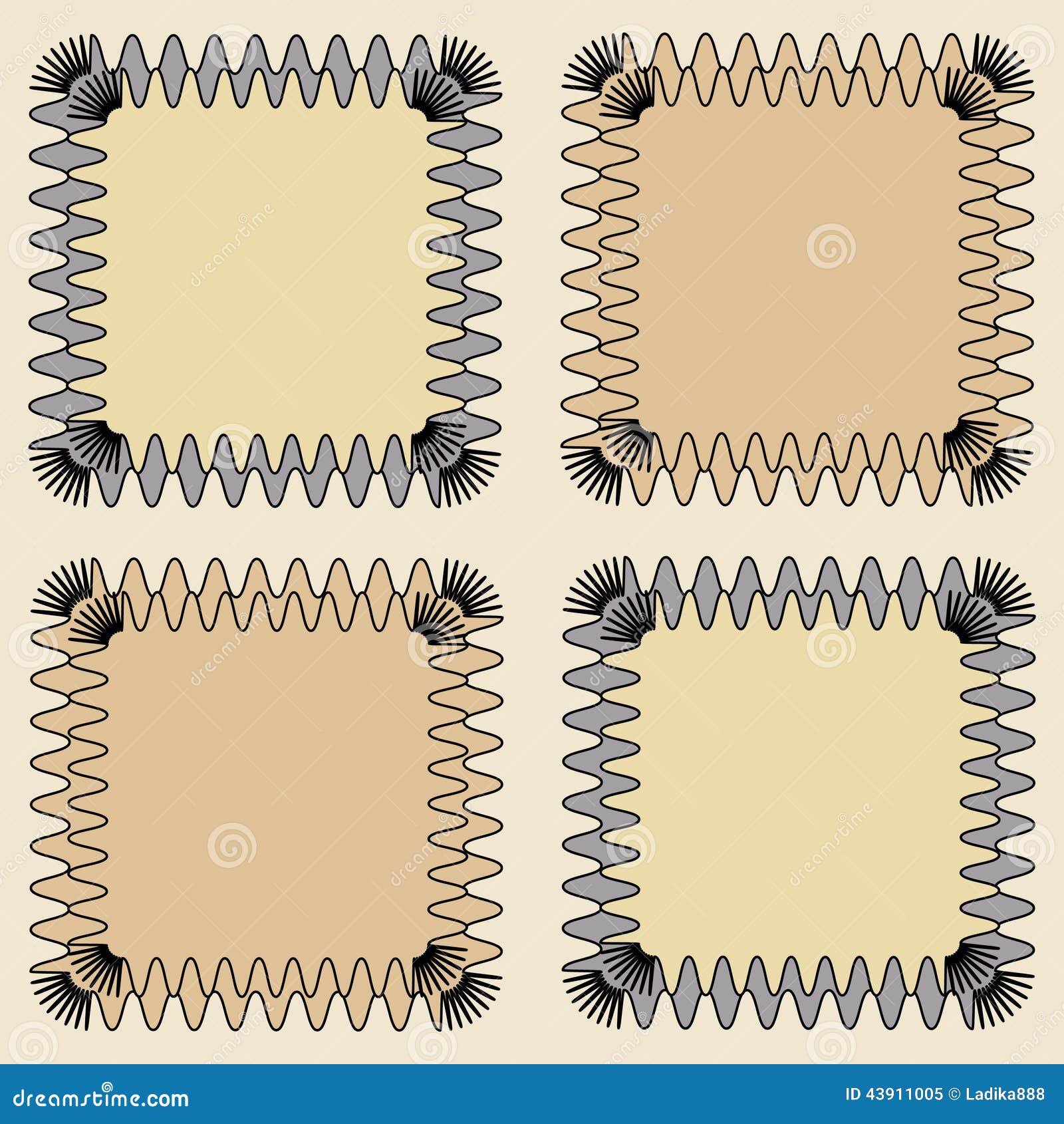 Square abstract framework stock vector. Illustration of element - 43911005