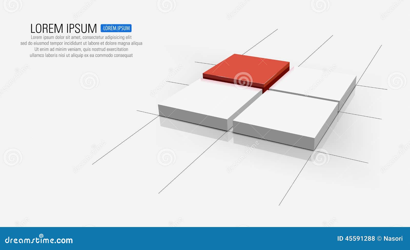 Square stock illustration. Illustration of modern, design - 45591288