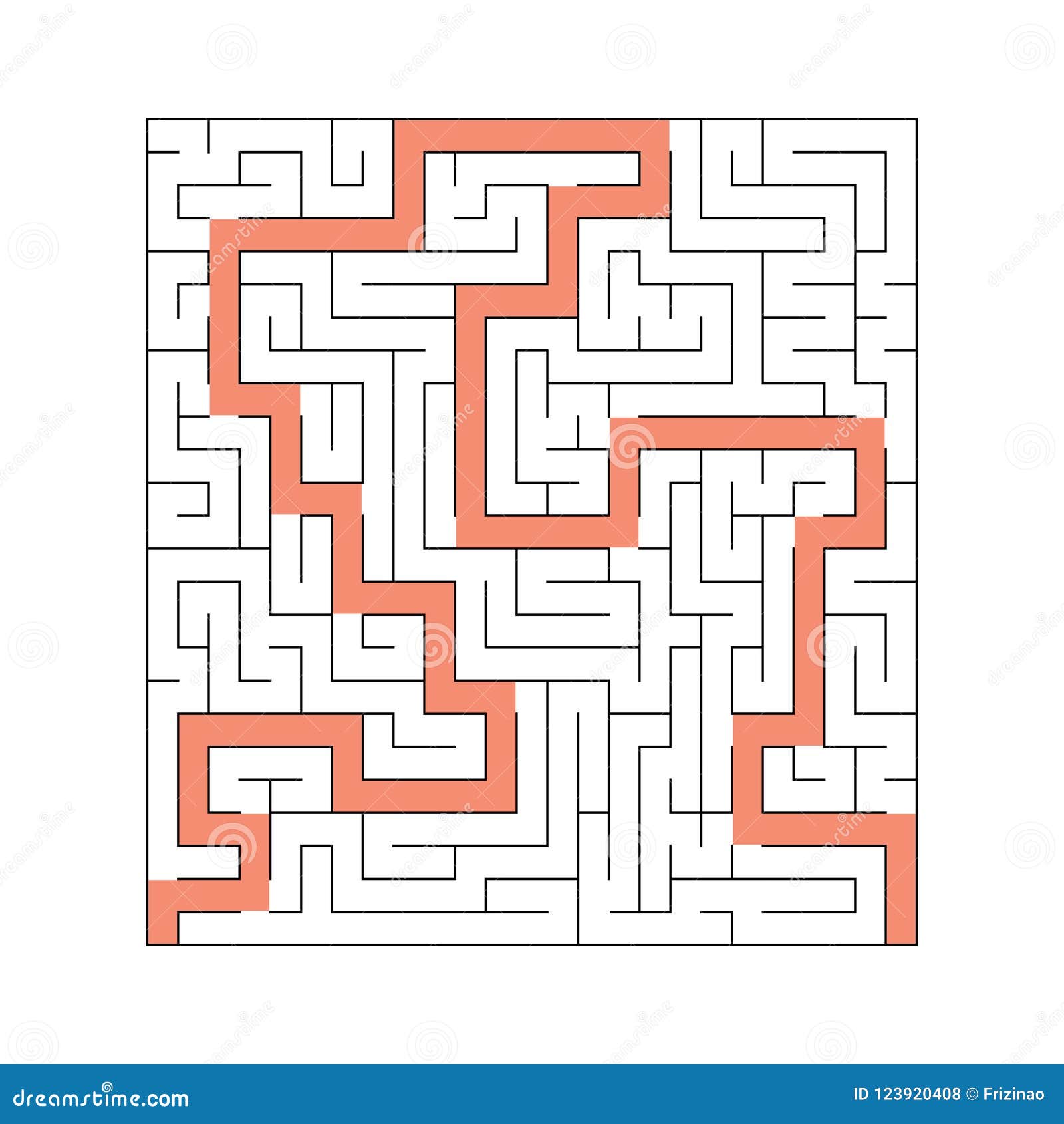 A Square Abstract Labyrinth. an Interesting and Useful Game for ...