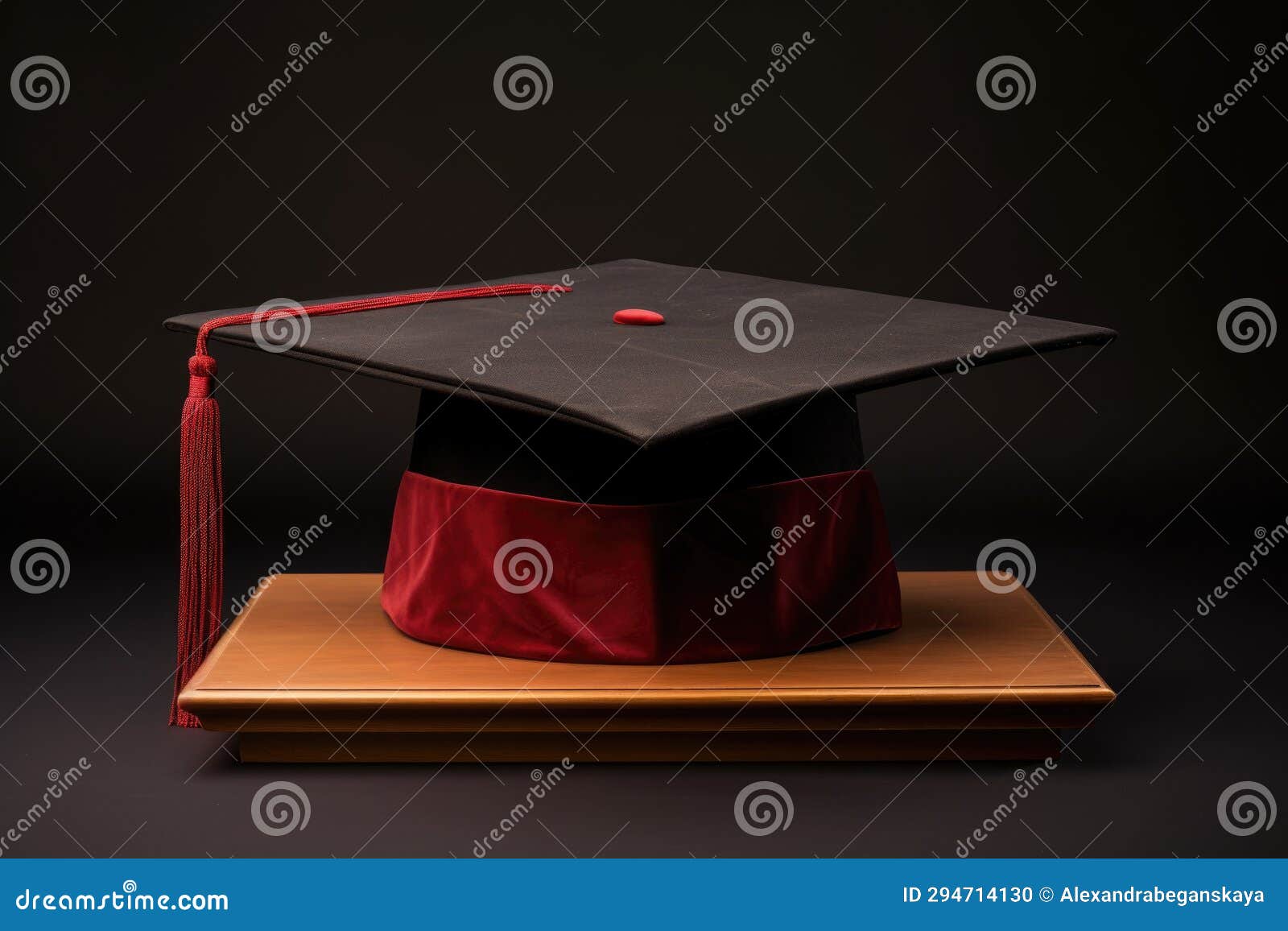 Square Academic Hat stock illustration. Illustration of document ...