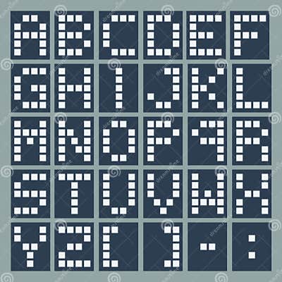 Square alphabet set. stock illustration. Illustration of board - 53983590