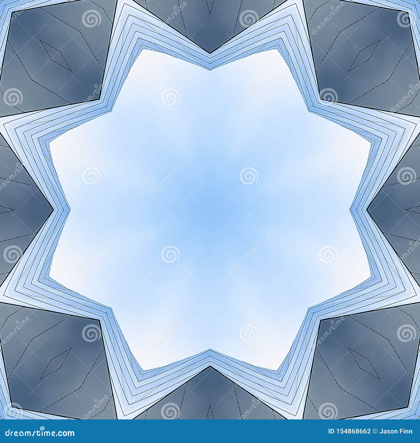 Square Angular Ring Made with Concert Hall Los Angeles Stock Photo ...