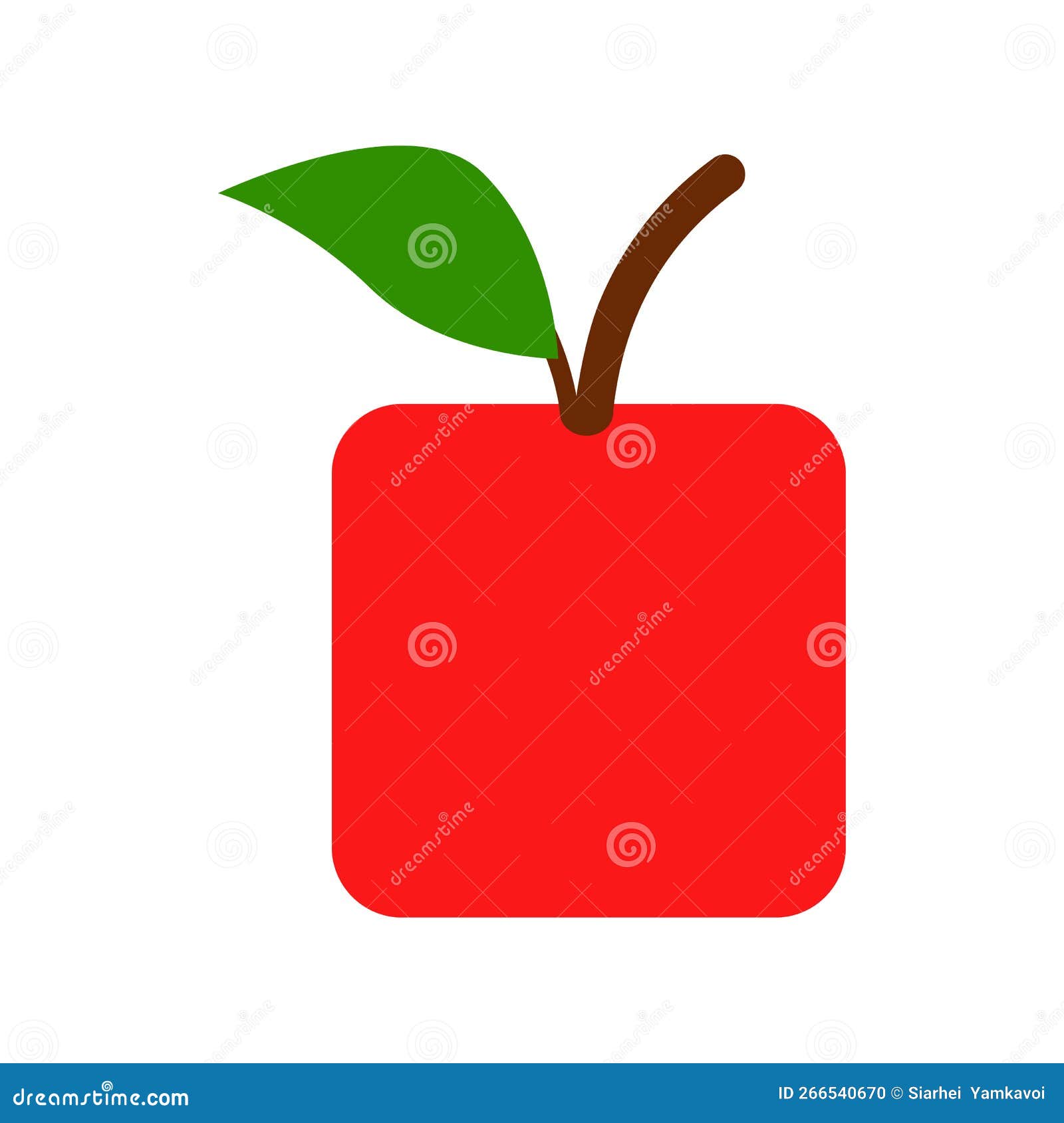 Square Apple Logo