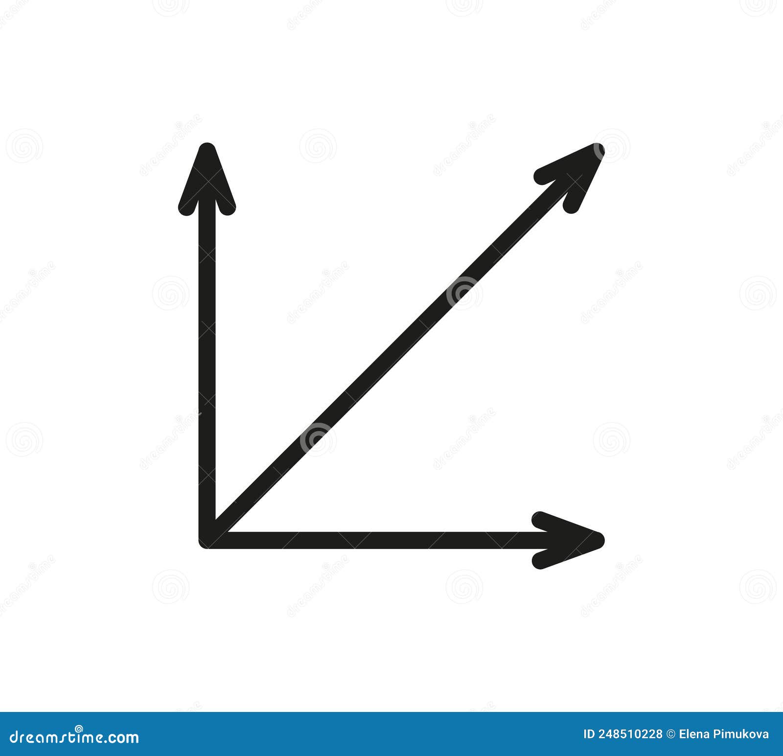 Coordinate Axes. Geometric Green Cartesian Scale With Blue Analytical ... Coordinate Axes. Geometric Green Cartesian Scale With Blue Analytical ...