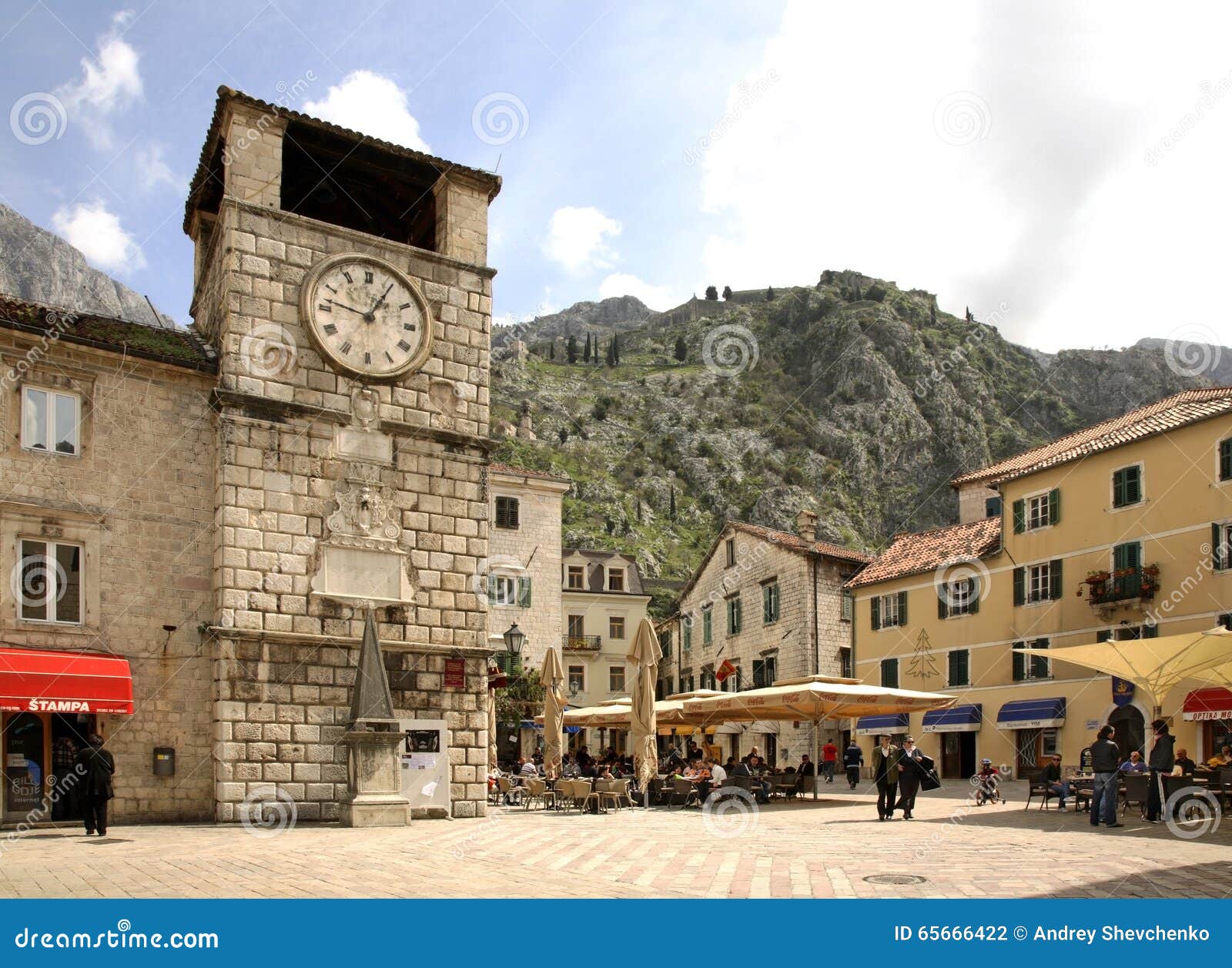 Square of Arms in Kotor. Montenegro Editorial Photography - Image of ...