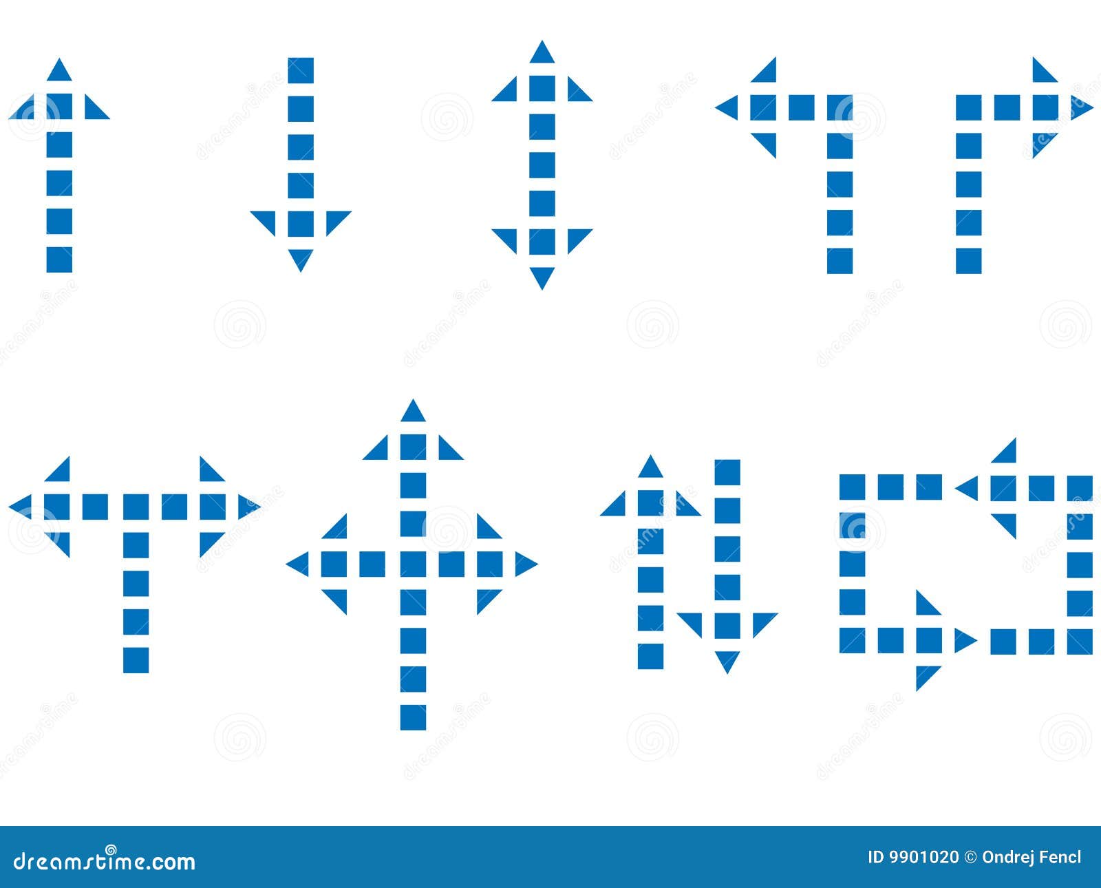 Square arrows stock illustration. Illustration of shape - 9901020