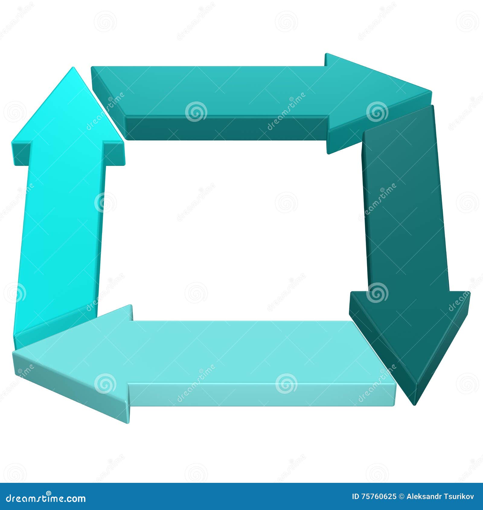 Square Arrows Process Describe A Circular Path That Can Be Said To Be A ...