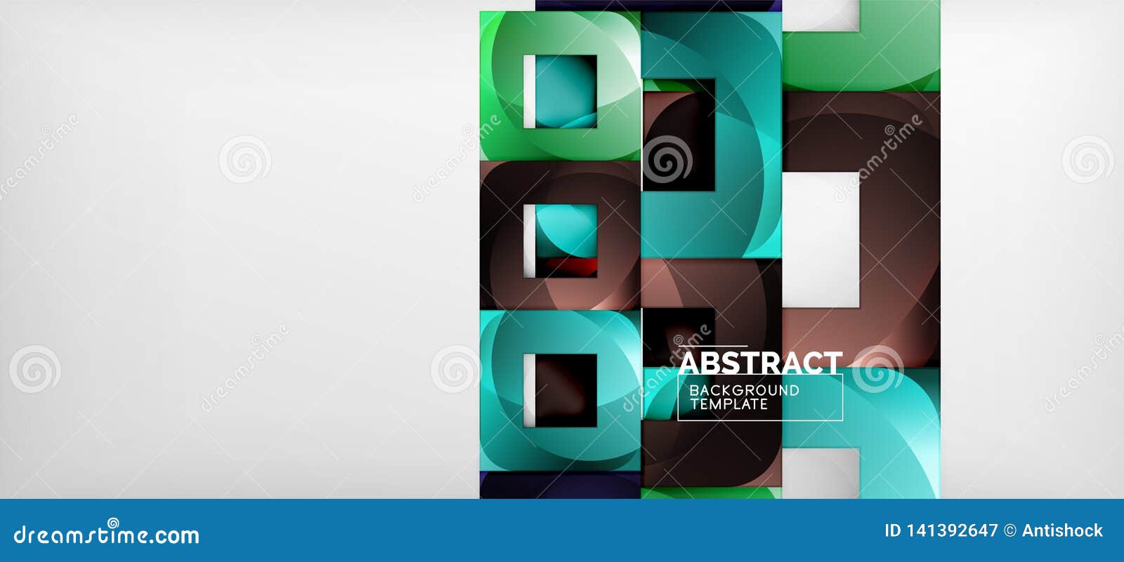 Square Background, Abstract Squares on Grey, Business or Techno ...