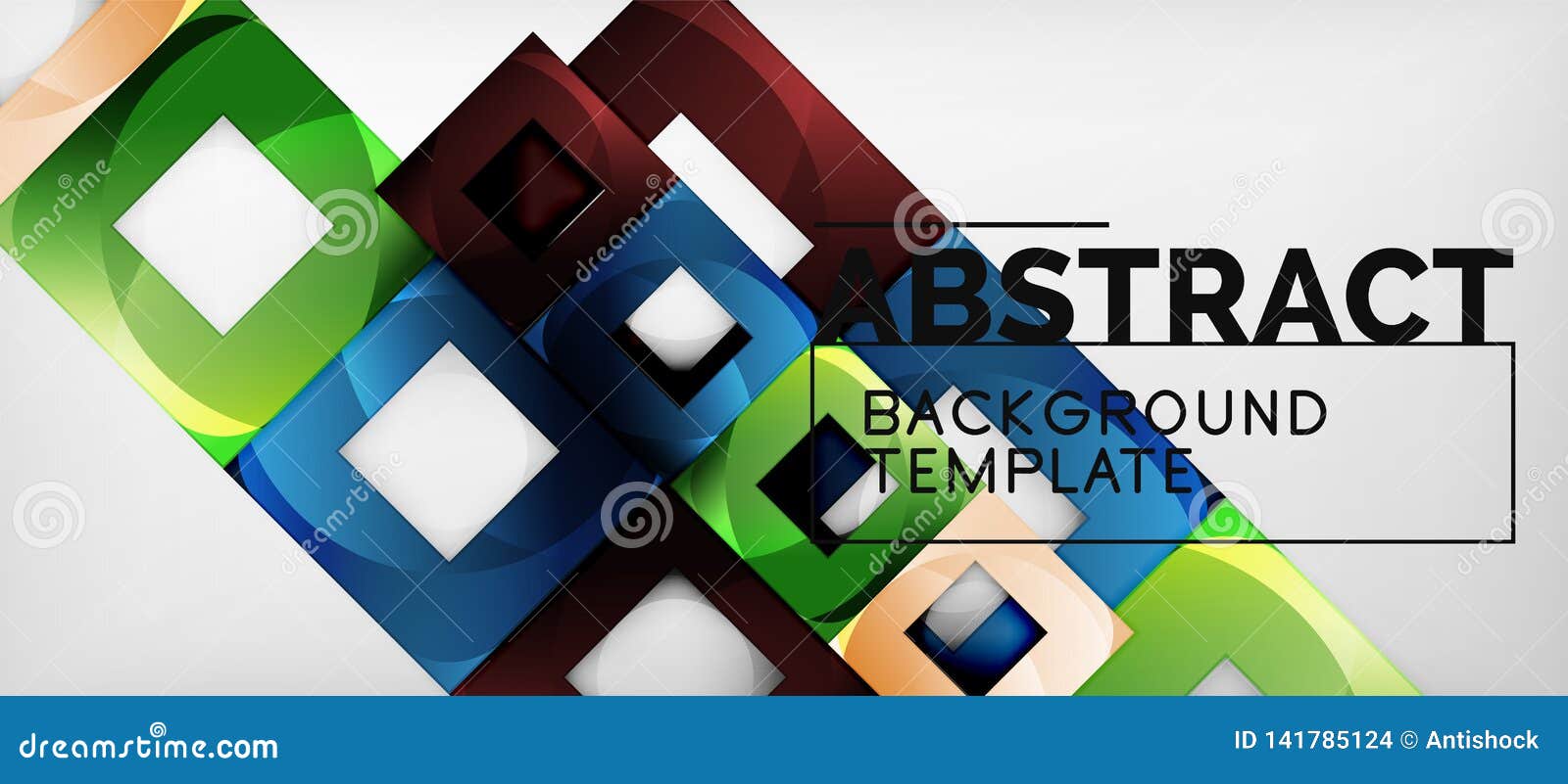 Square Background, Abstract Squares on Grey, Business or Techno ...