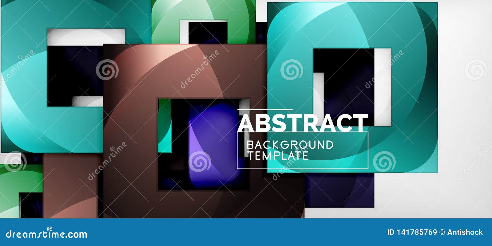 Square Background, Abstract Squares on Grey, Business or Techno ...