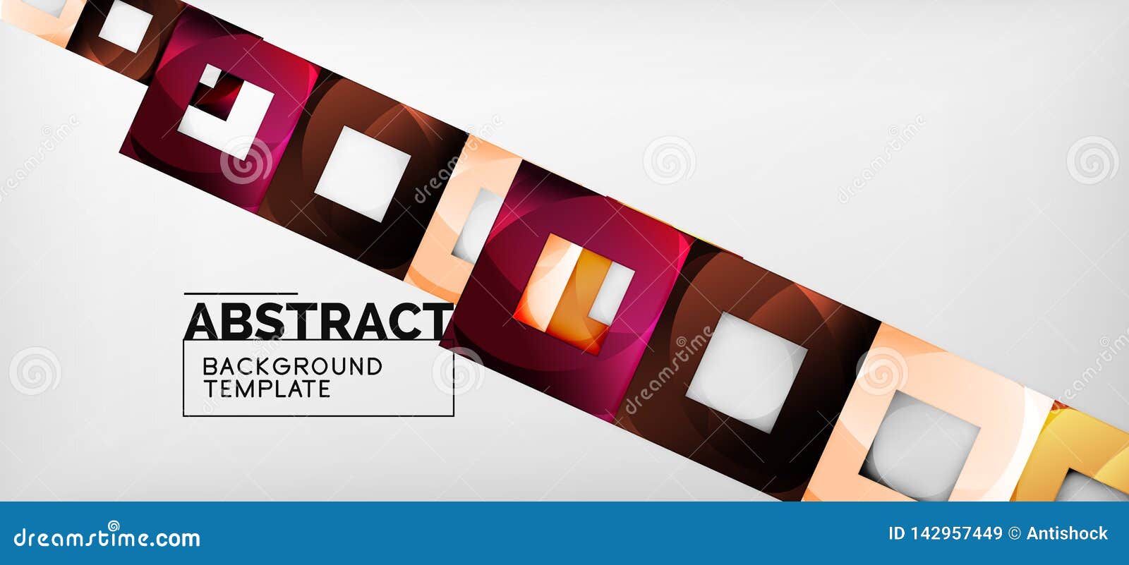 Square Background, Abstract Squares on Grey, Business or Techno ...