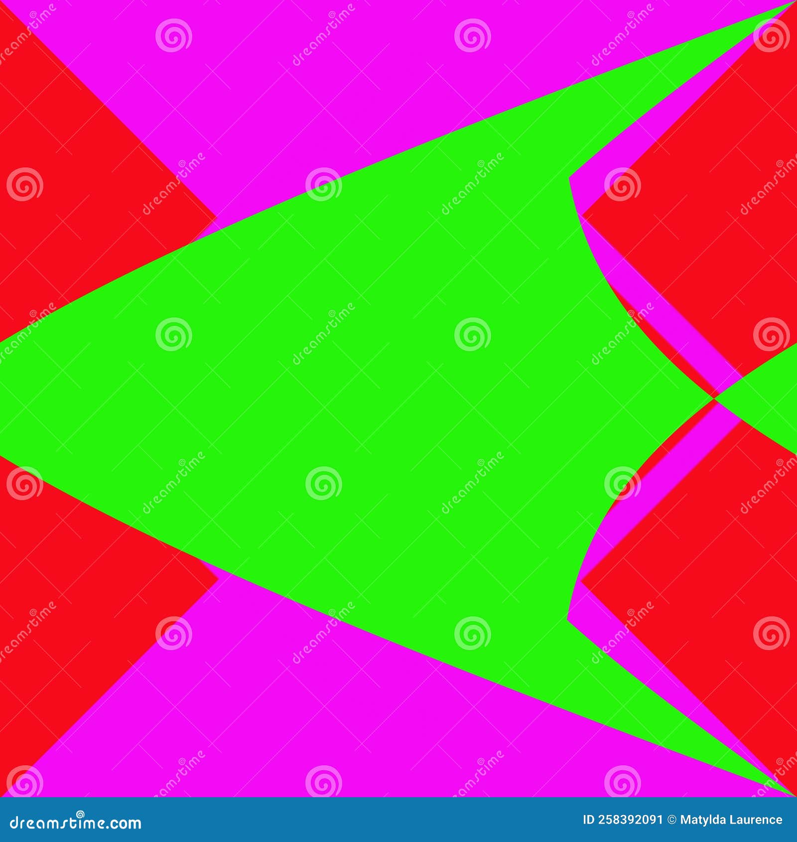 Green Pink and Red Graphic Design Overlay with Arrow Stock Illustration ...