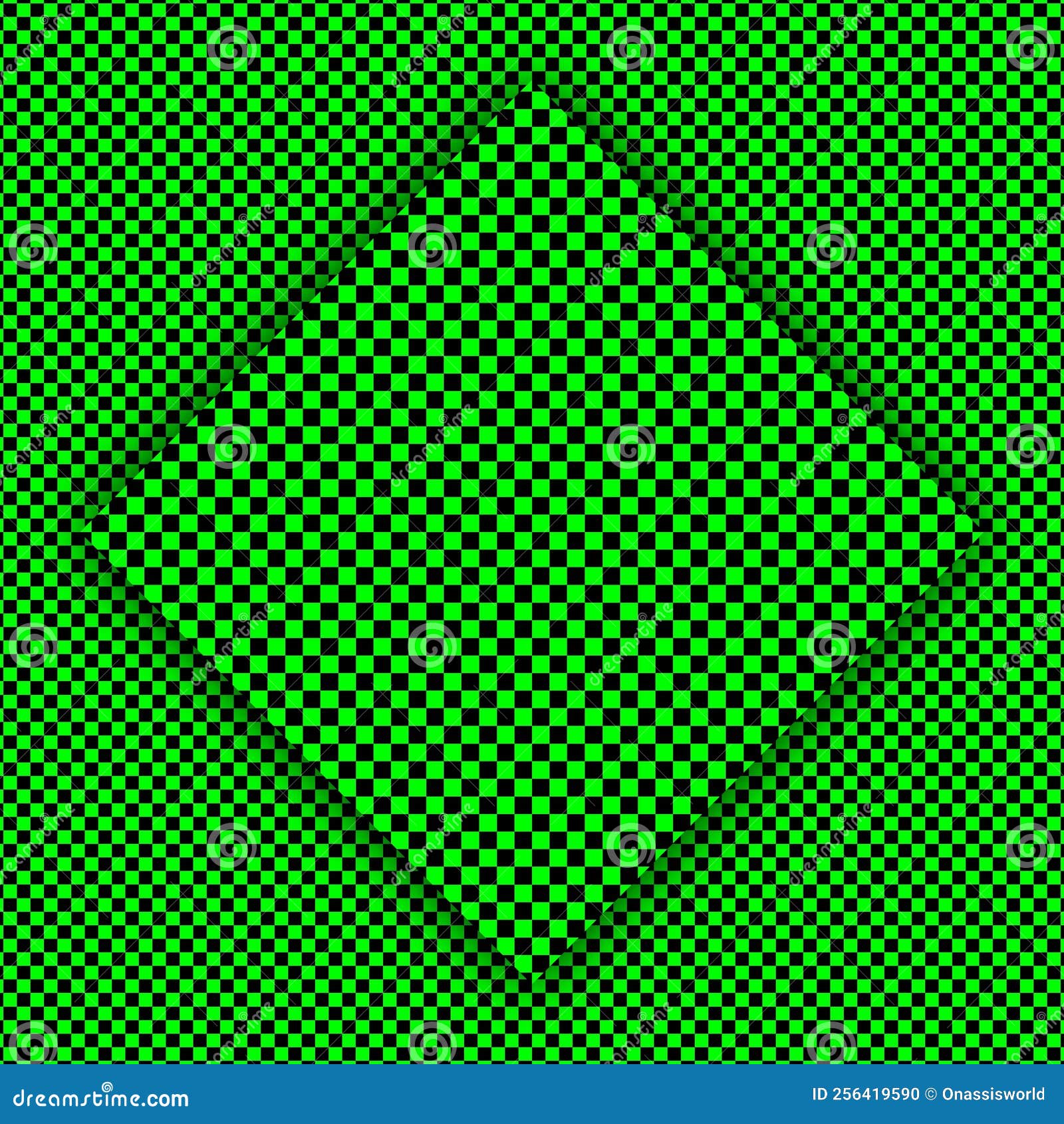 Green Square Background Pixels Bits Abstract Background Shapes Blurs ...