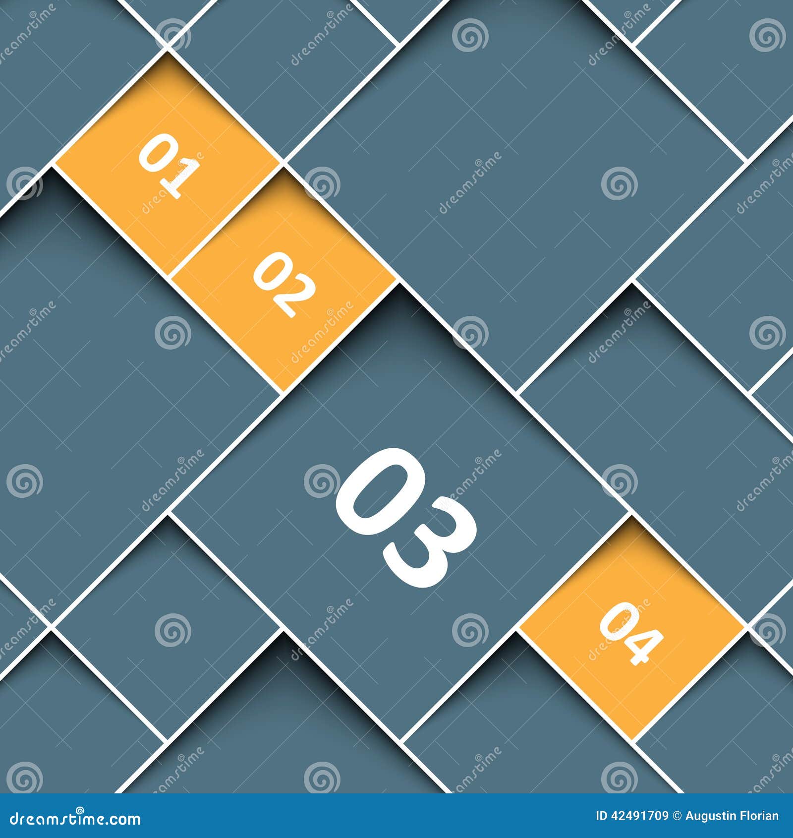 Square Background with Tabs Stock Vector - Illustration of futuristic ...