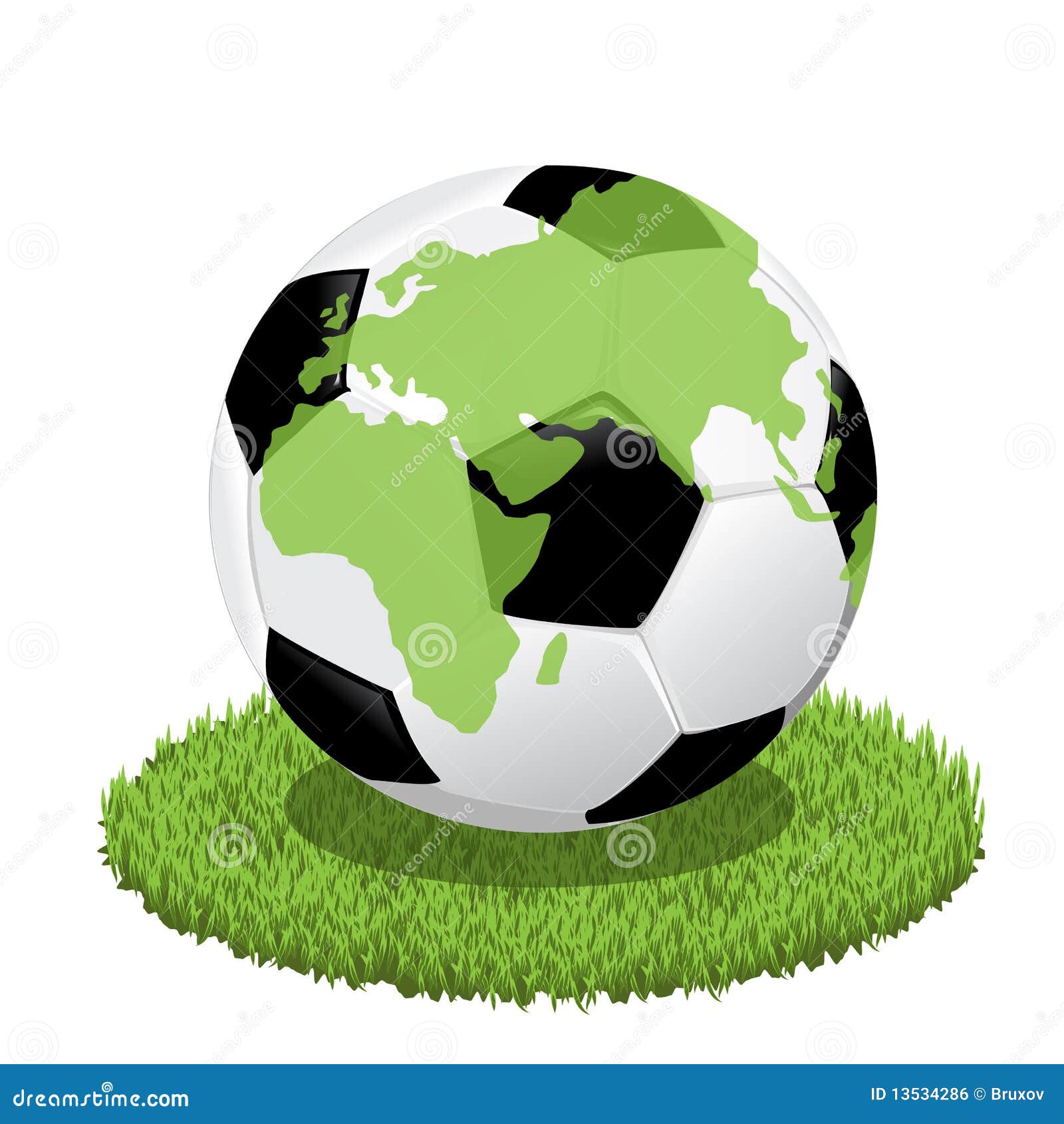 Square ball stock vector. Illustration of football, leather - 13534286