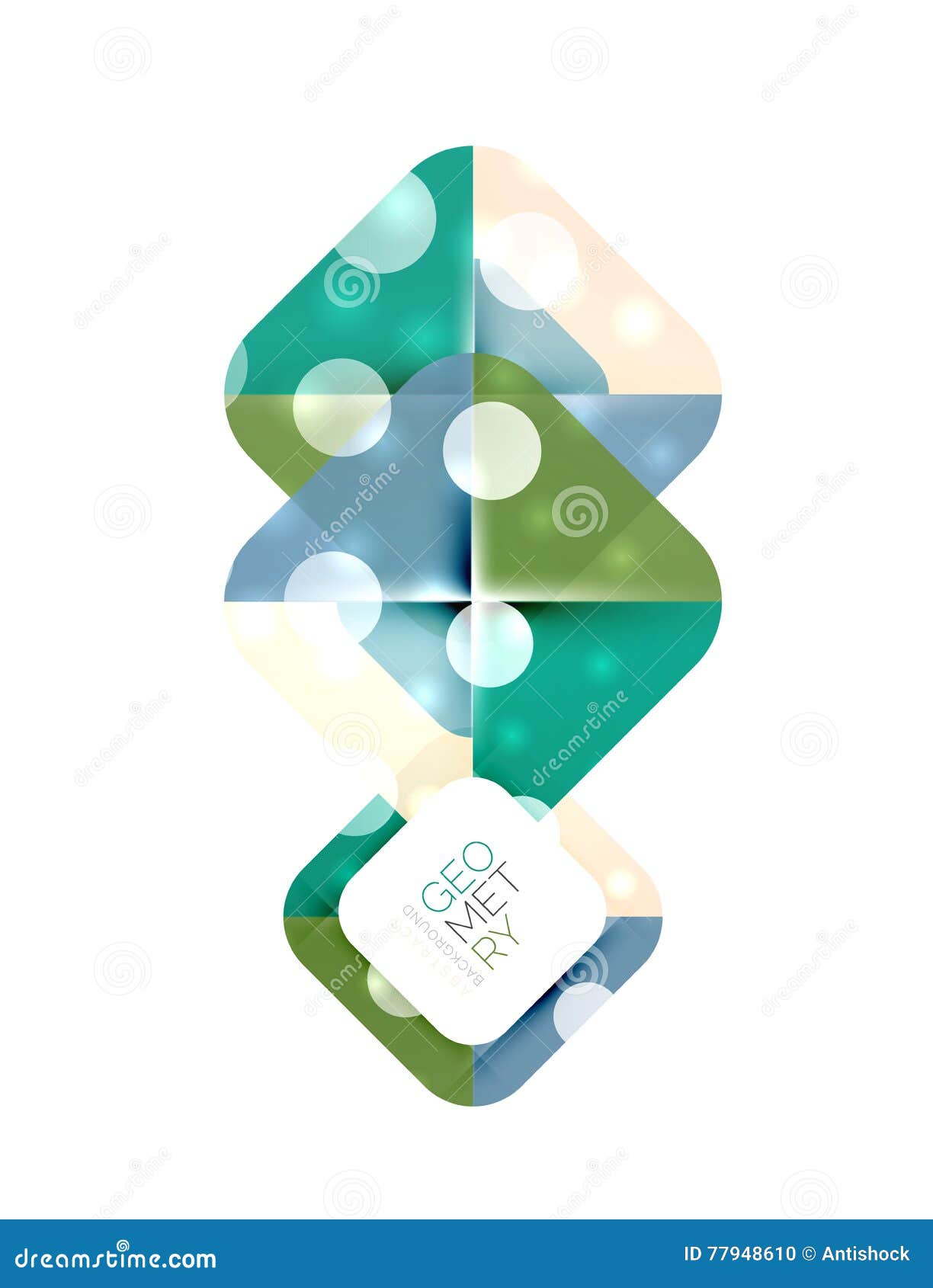 Square Banner Geometric Template Stock Vector - Illustration of frame ...