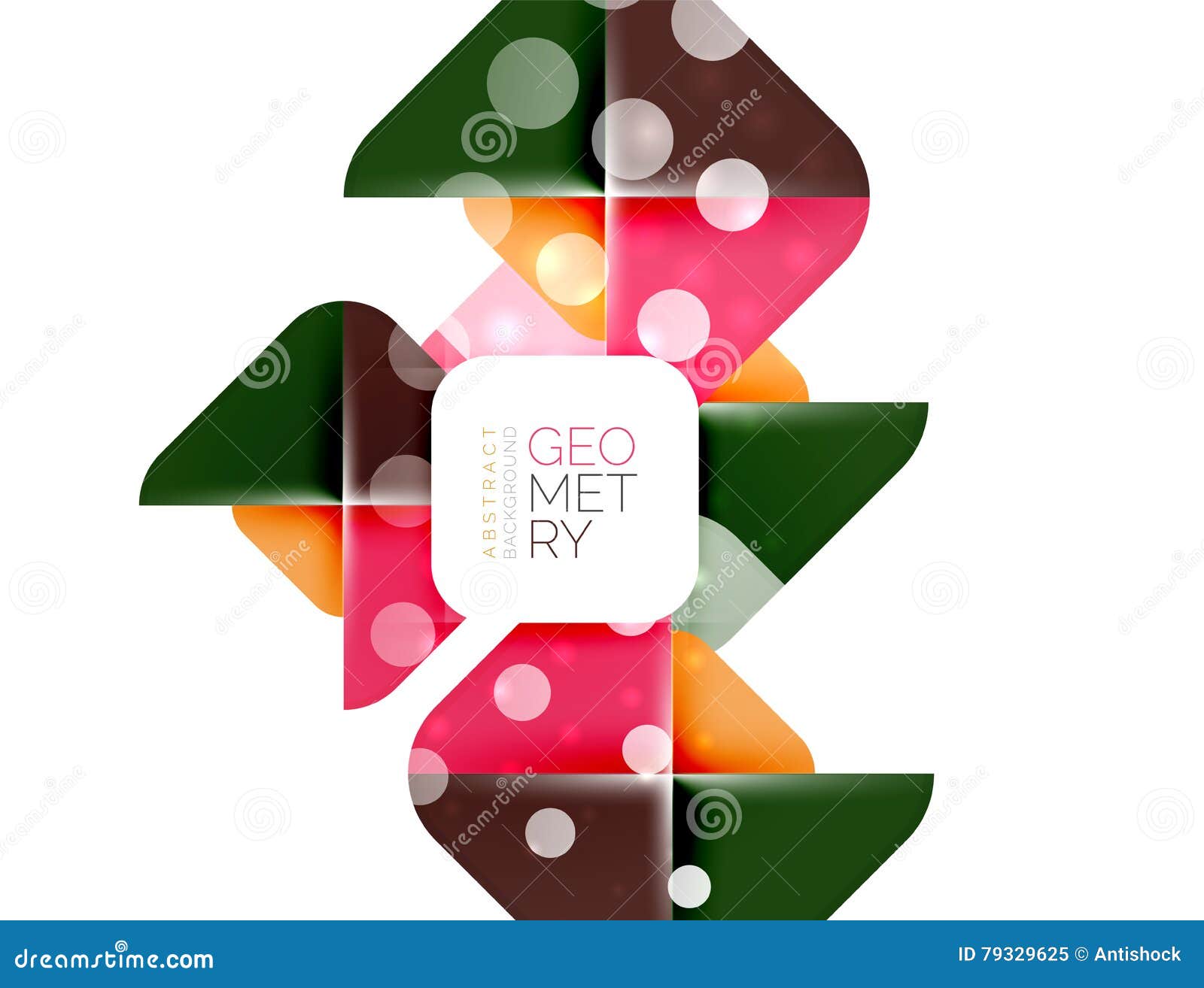 Square Banner Geometric Template Stock Vector - Illustration of brush ...