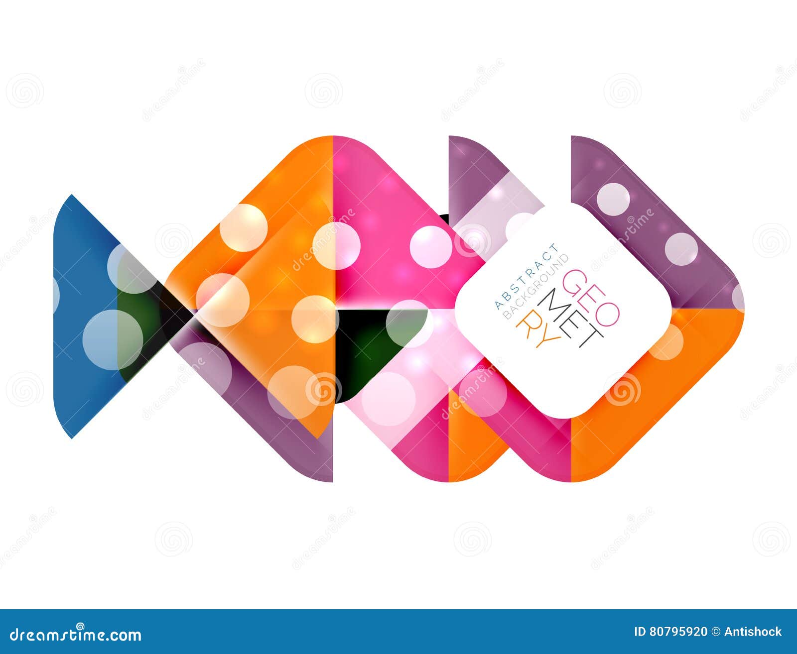 Square Banner Geometric Template Stock Vector - Illustration of modern ...