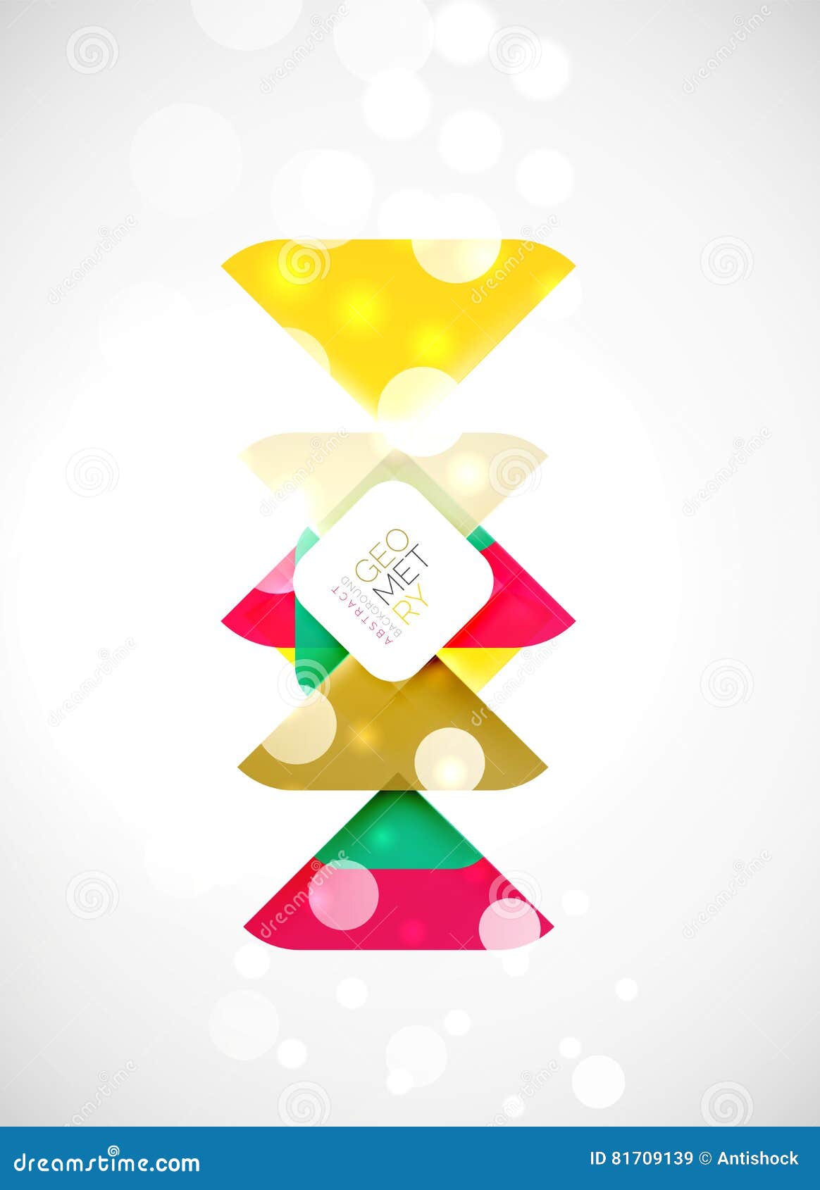 Square Banner Geometric Template Stock Vector - Illustration of ...