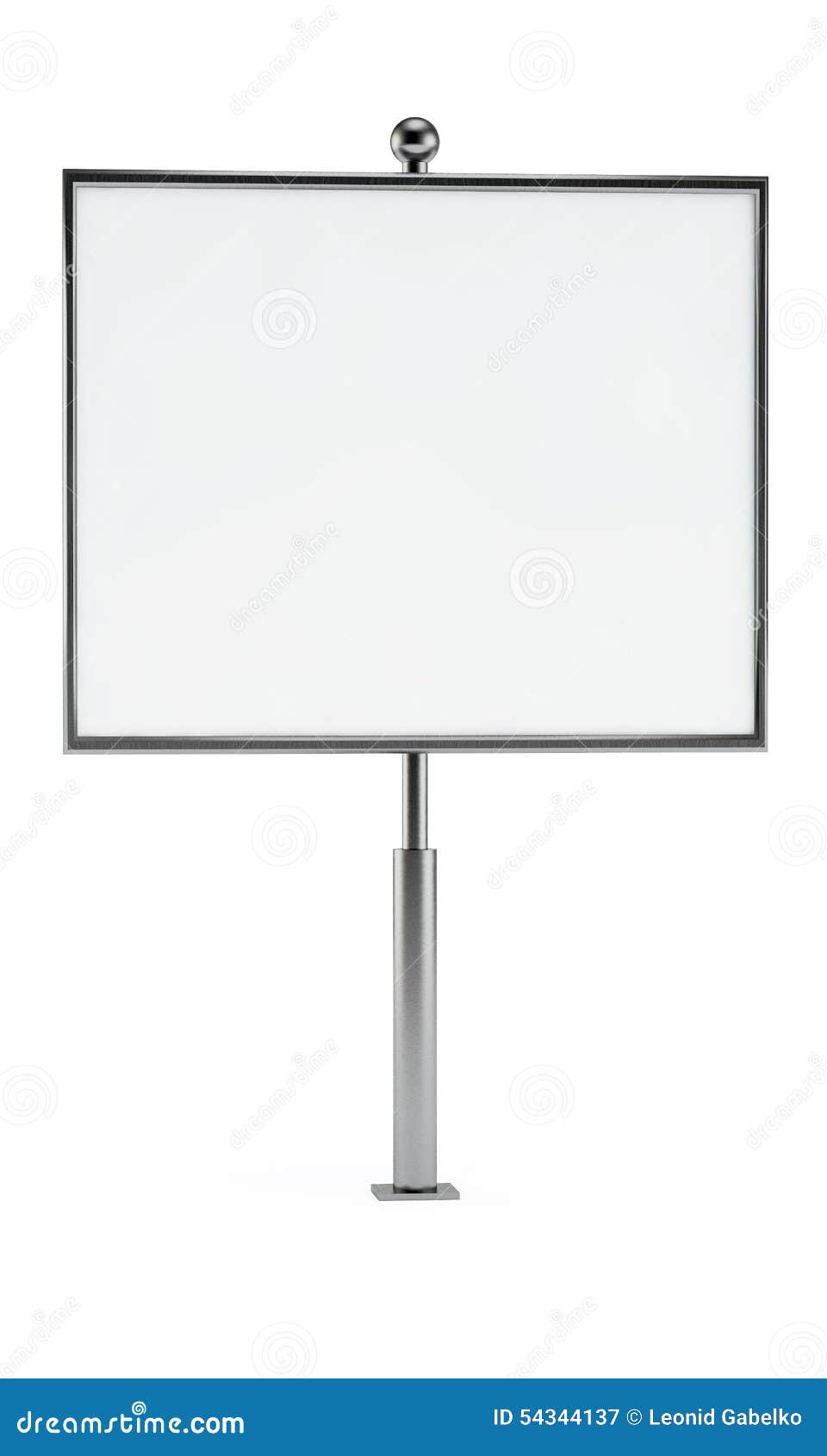 Square billboard stock image. Image of announce, isolated - 54344137
