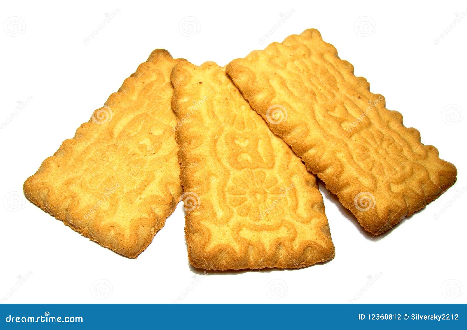 Square Biscuit Isolated on White Stock Photo - Image of snack, isolated ...