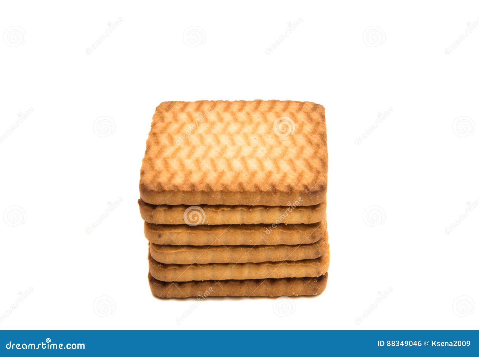 Square Biscuit isolated stock photo. Image of tower, white - 88349046