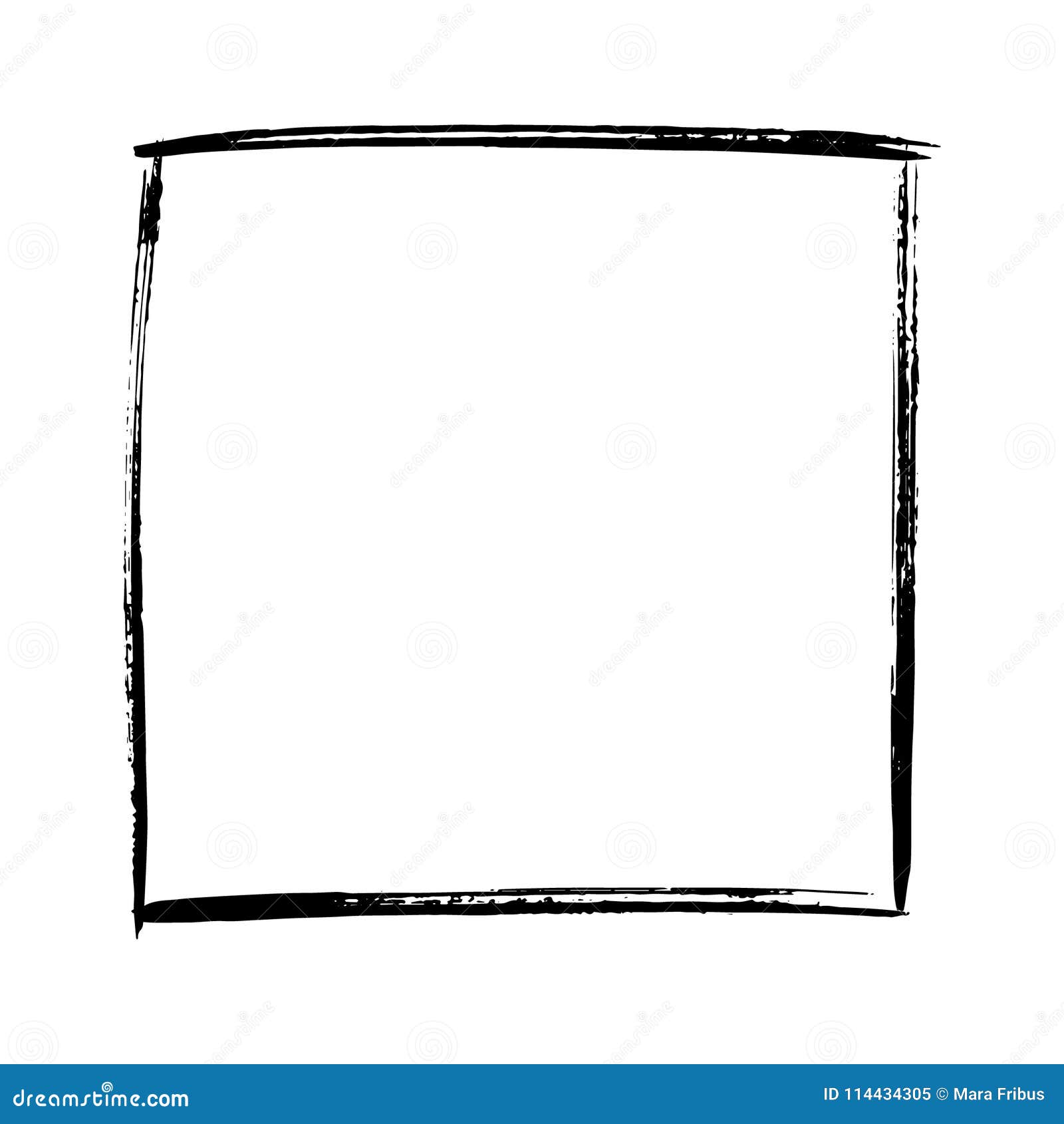 Hand drawn square frame stock vector. Illustration of graphic - 114434305 Hand drawn square frame stock vector. Illustration of graphic - 114434305