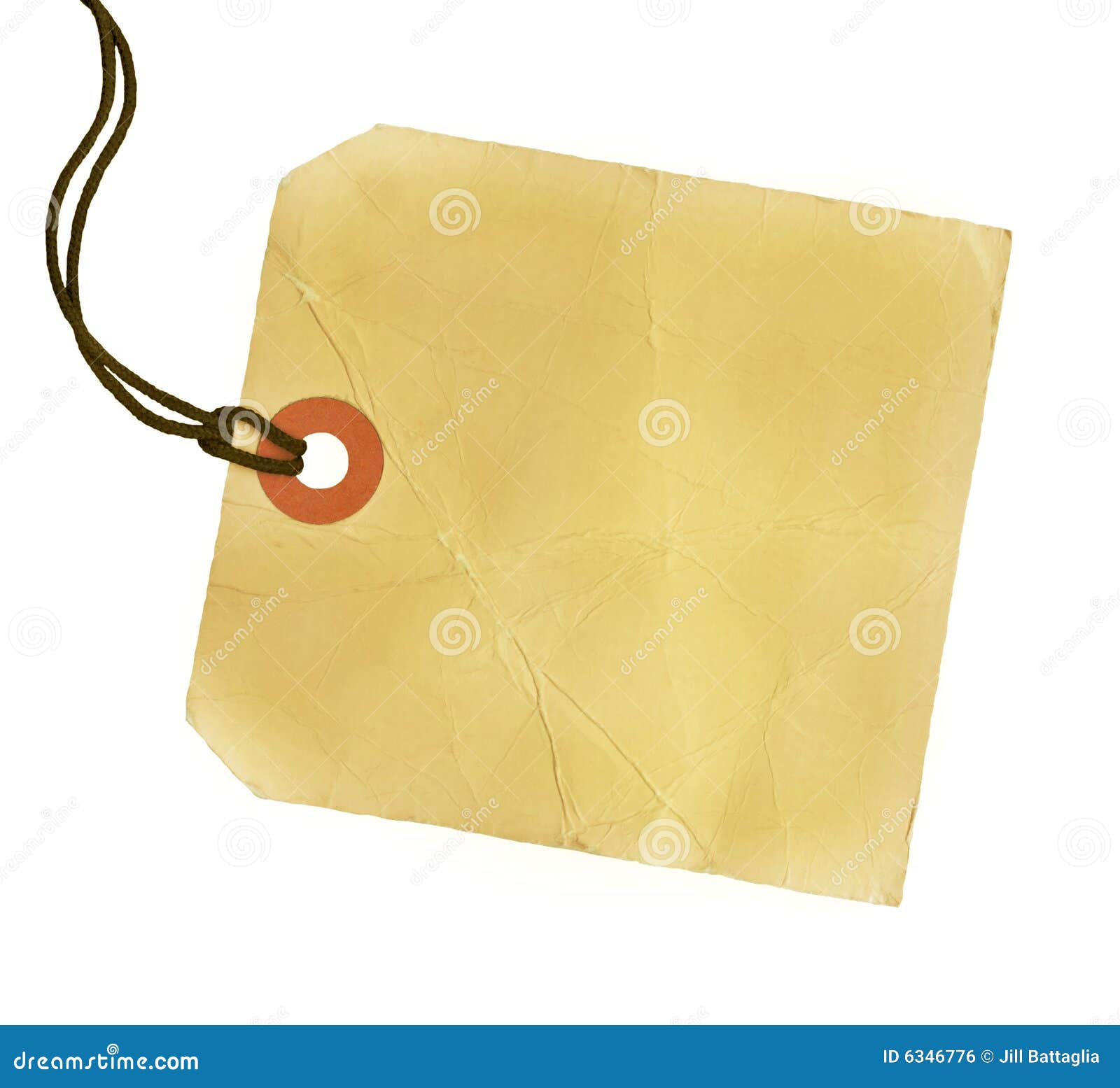 Square Blank Tag stock photo. Image of packaging, blank - 6346776