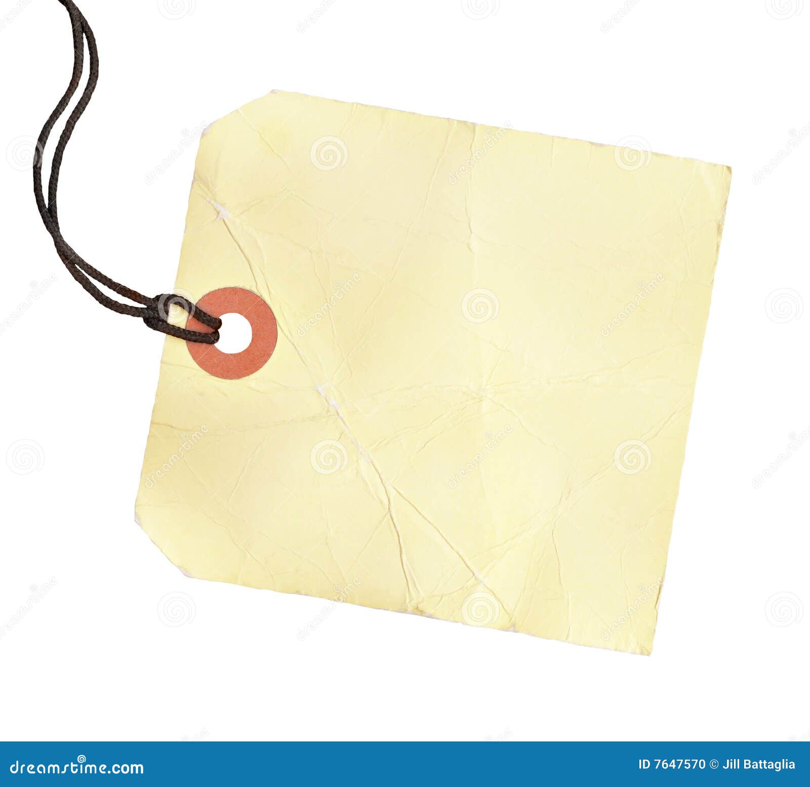 Square Blank Tag stock photo. Image of note, grunge, shopping - 7647570