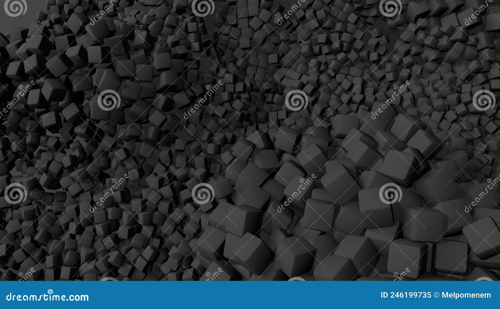 Square Blocks Abstract Geometric 3D Render Background Stock ...