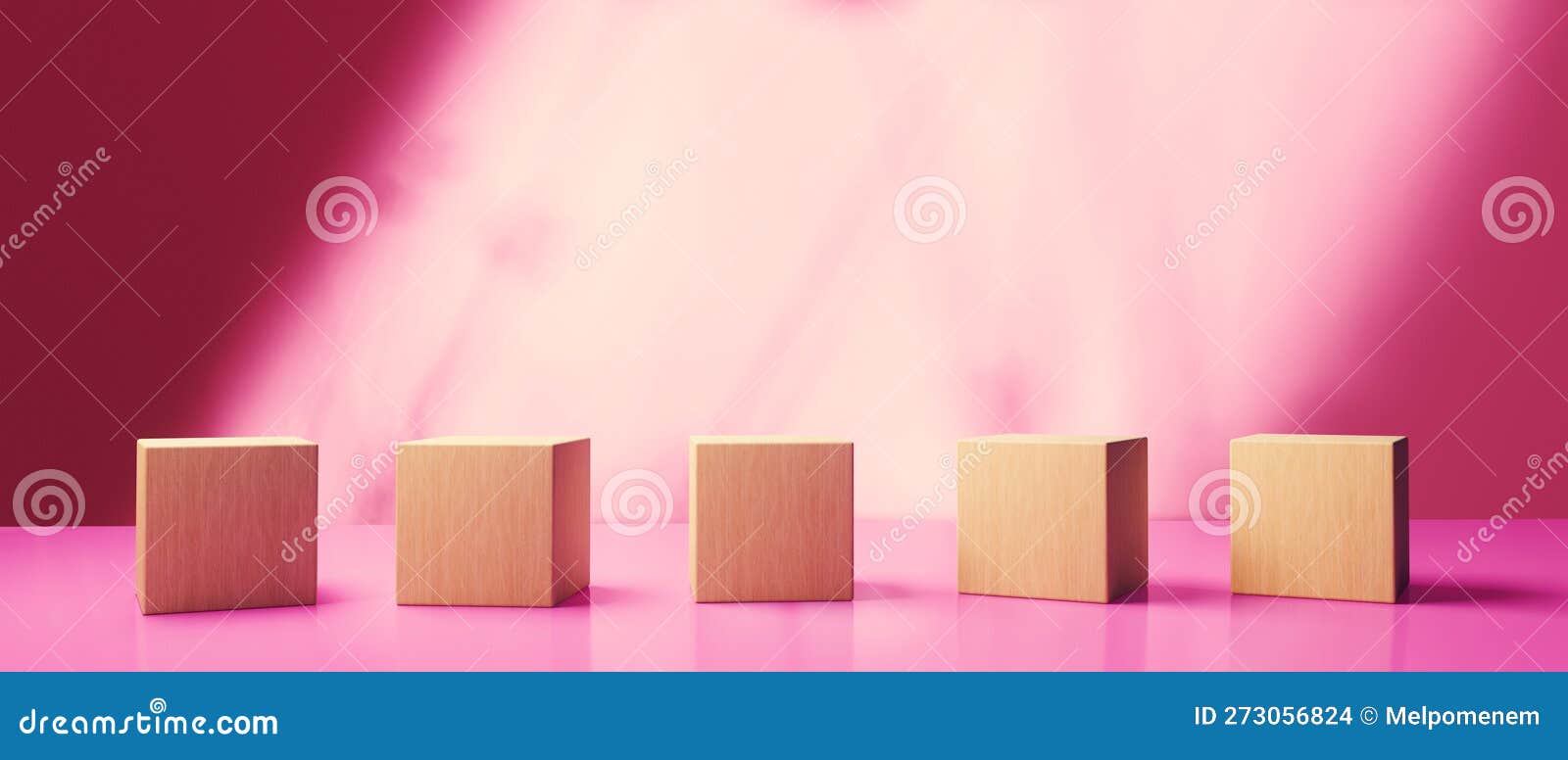 Square Blocks and Cubes - Geometric Shapes - 3D Stock Illustration ...