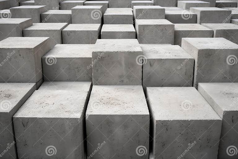 Square Blocks Room. Generate Ai Stock Image - Image of indoor, house ...