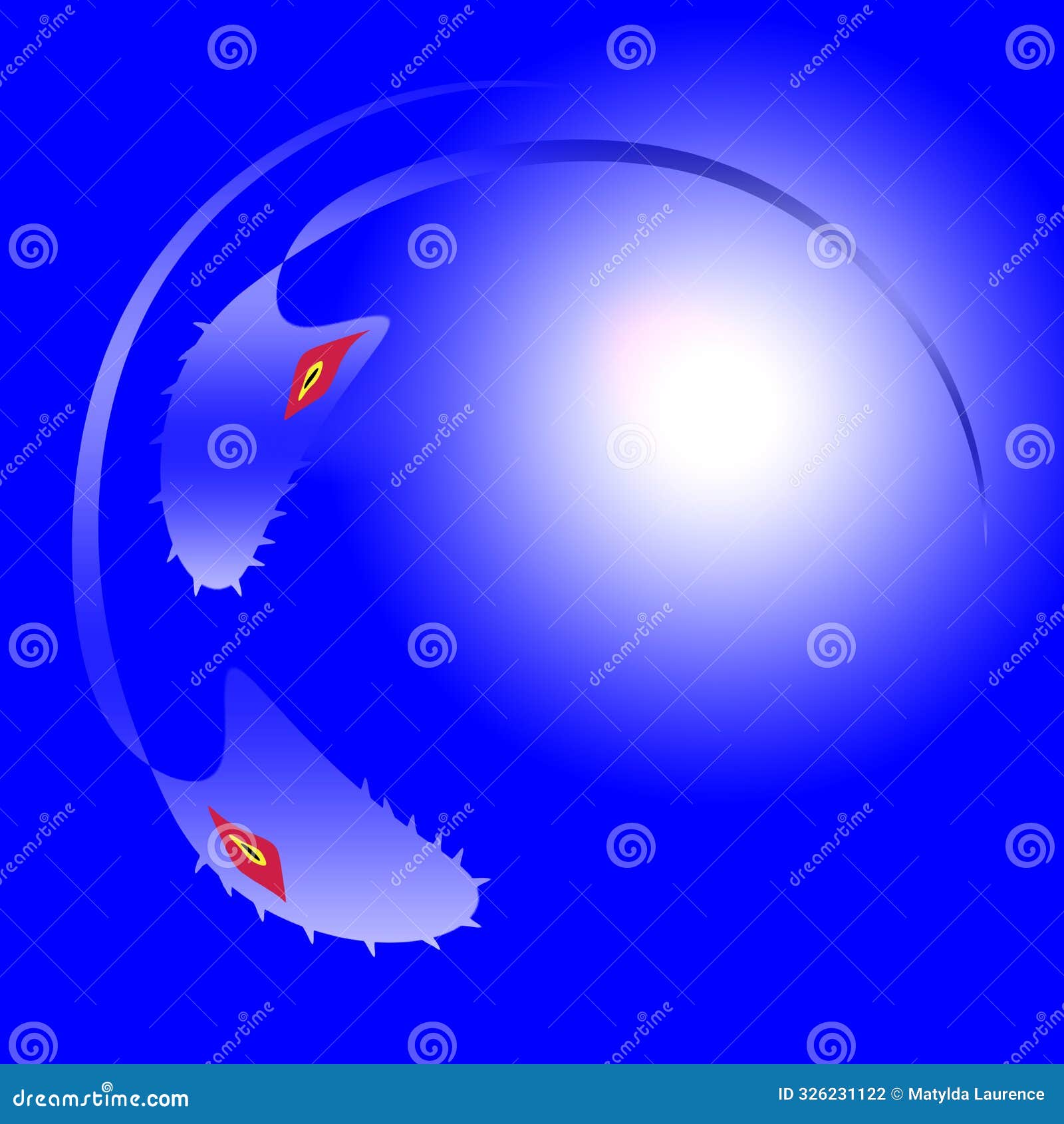 Fantasy Abstract Design. Conceptual Science Fiction Alien Monster Scene ...