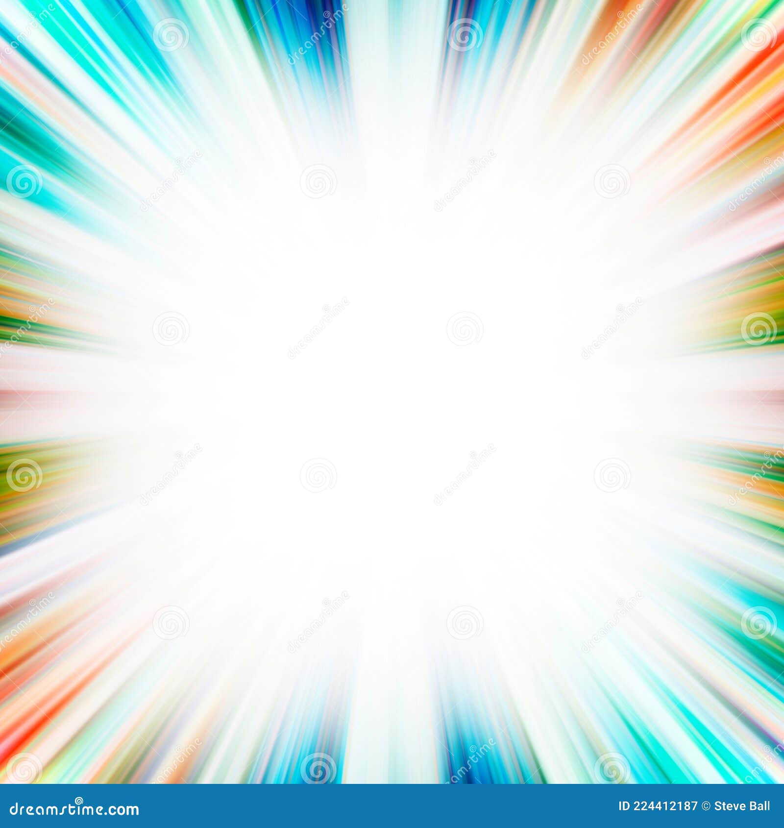 Square Blue and Orange Starburst Flash Border Stock Illustration ...