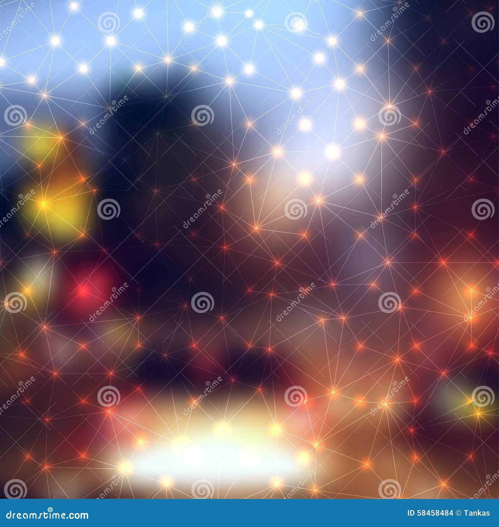 BIG Set Of 20 Square Blurred Nature Dark Blue Backgrounds. With Various ...