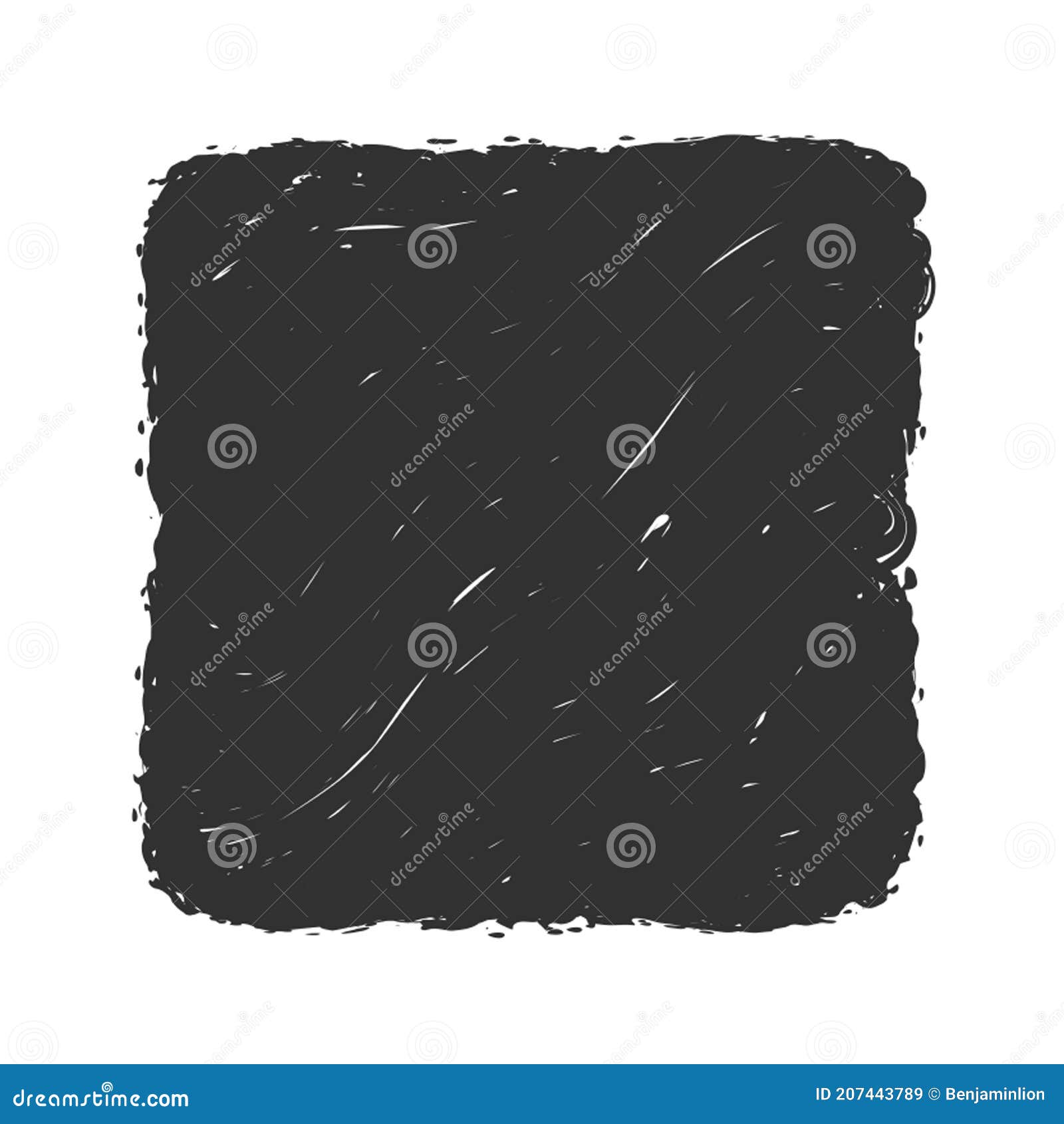 Square Bold Stamp stock illustration. Illustration of shape - 207443789