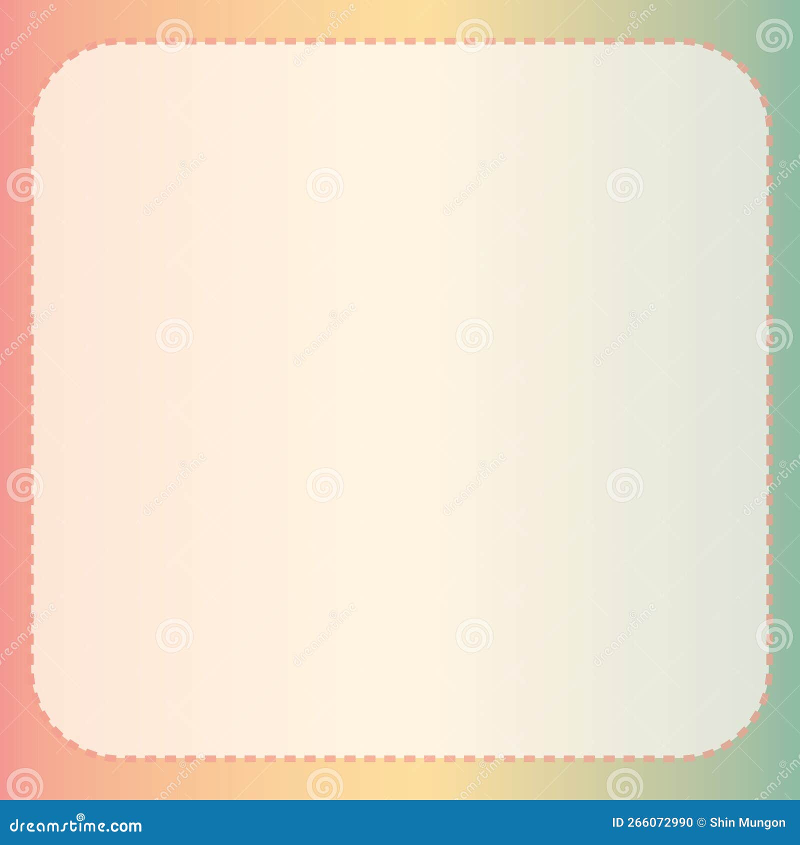Square Border Decorated with Gradient Stock Illustration - Illustration ...
