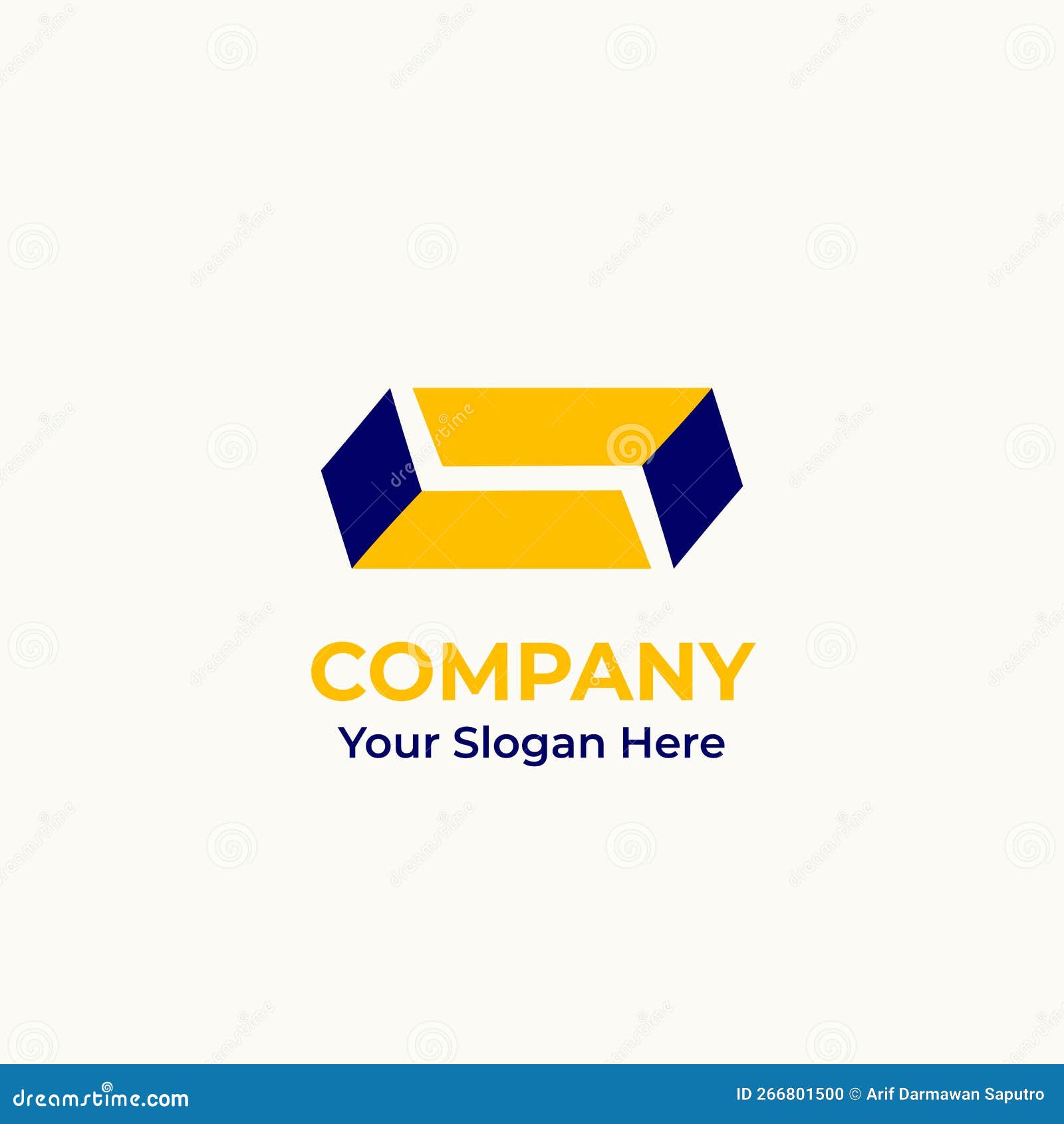 Square Box Dimension Company Logo Vector Stock Vector - Illustration of ...