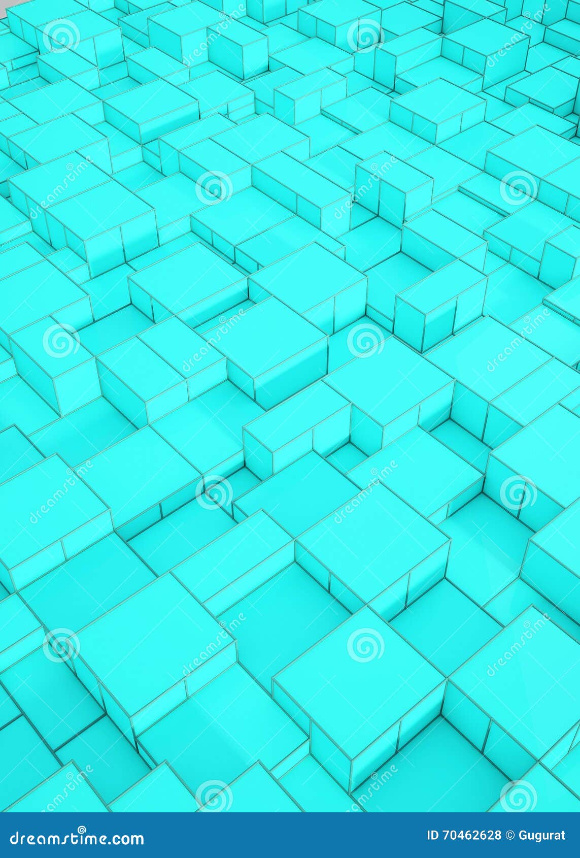 Square Box Shape Pattern Blue According To The Size And Background ...