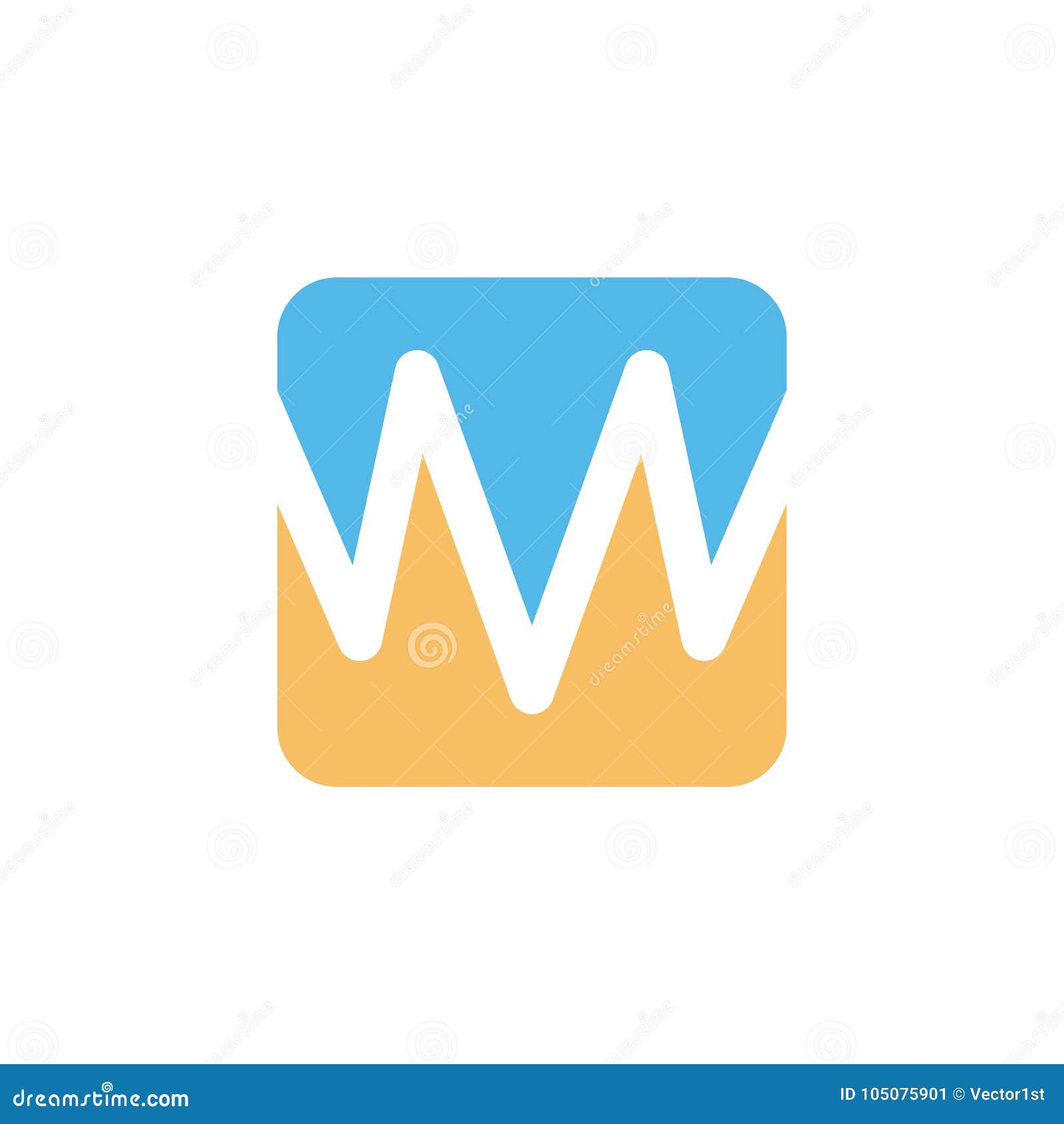 Square Box Shape Style Modern Icon Logo Stock Vector - Illustration of ...