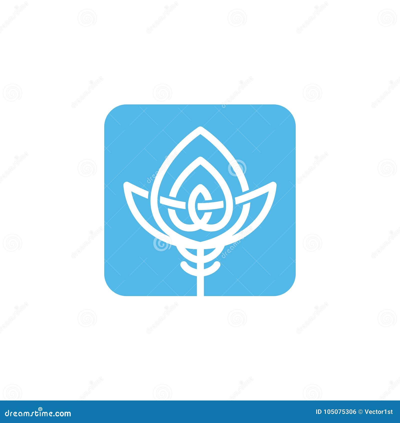 Square Box Shape Style Modern Icon Logo Stock Vector - Illustration of ...