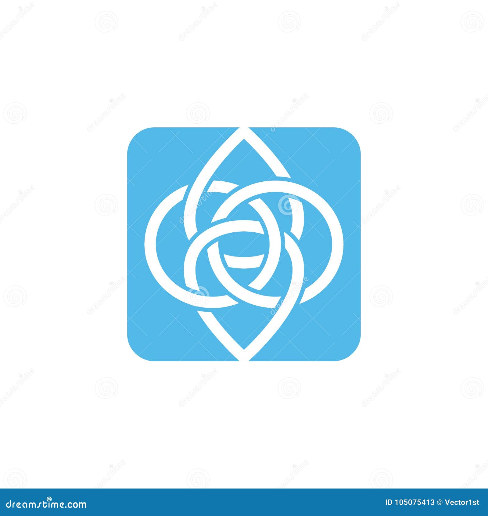 Square Box Shape Style Modern Icon Logo Stock Vector - Illustration of ...